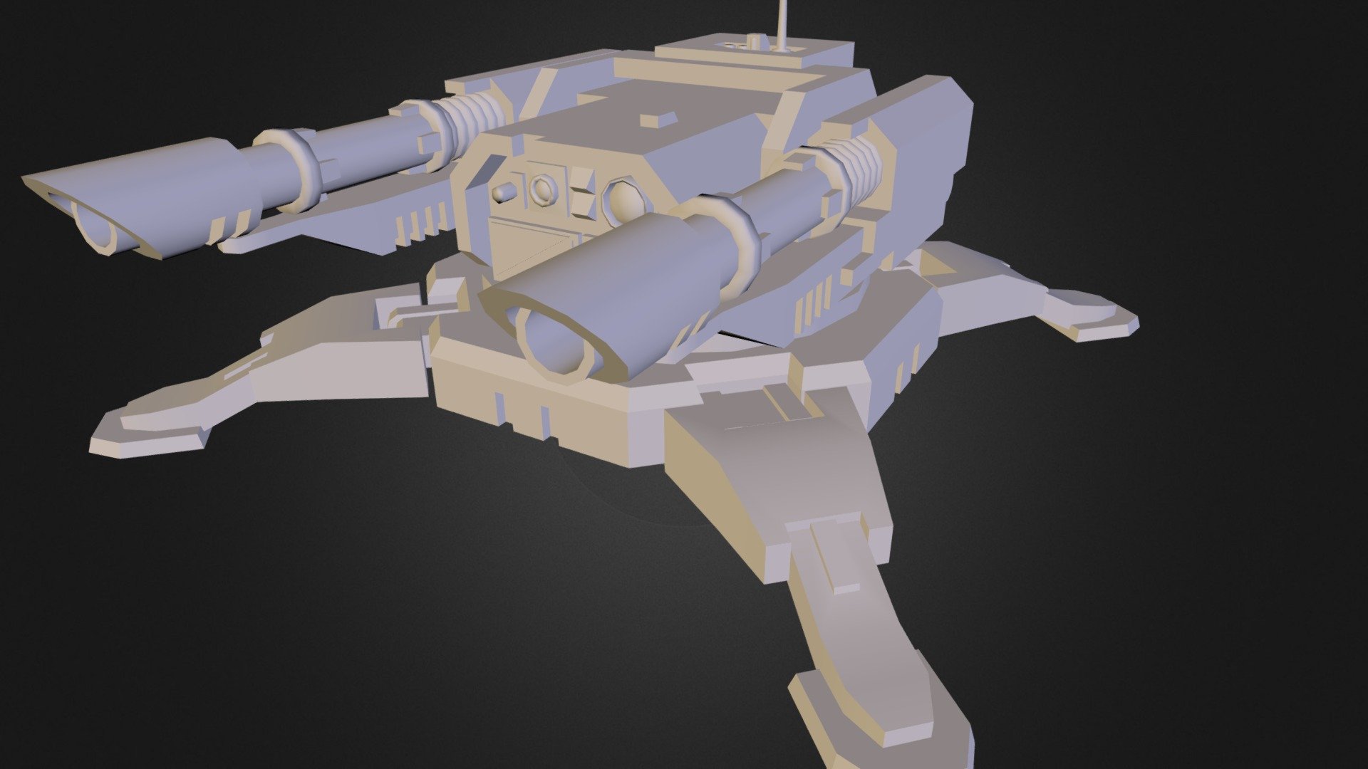 Tarantula Lascannon - 3D model by timgannetoft [70de866] - Sketchfab