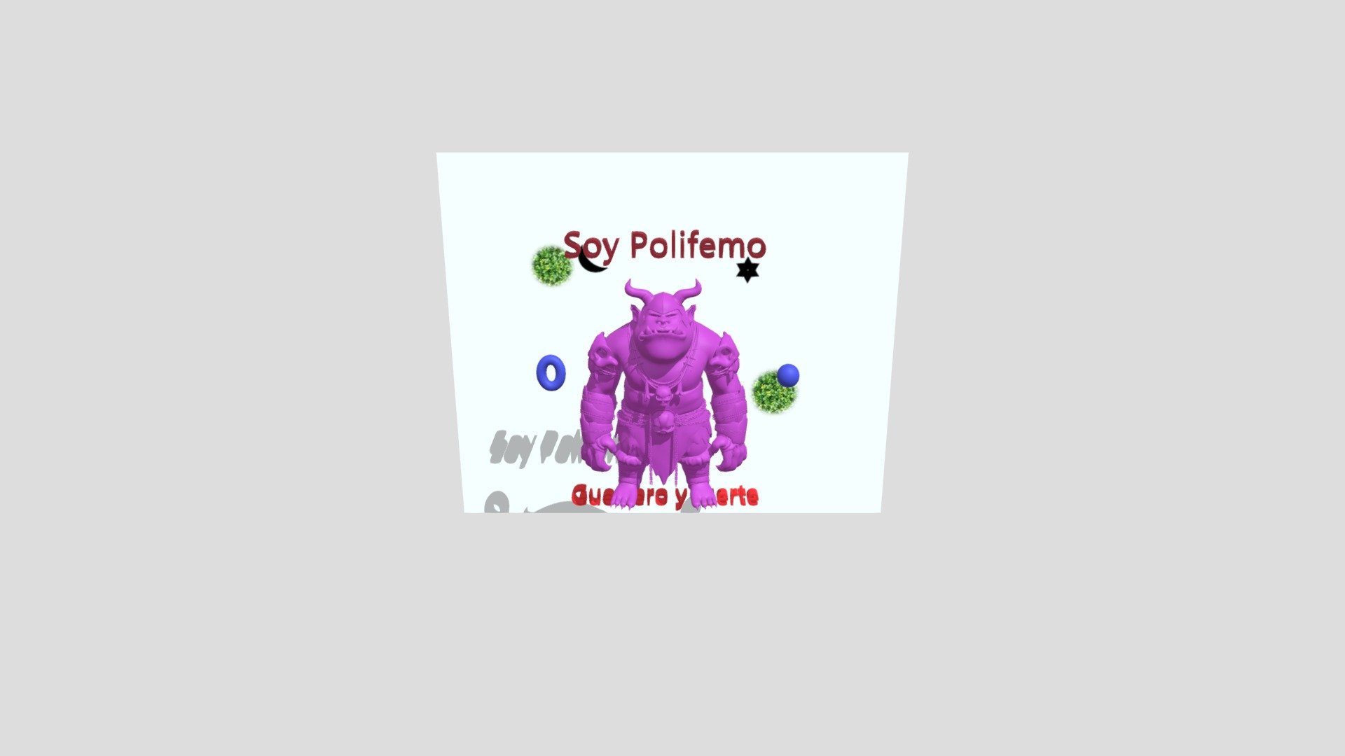 Polifemo - 3D model by LorenaArcentales7 [70df34b] - Sketchfab