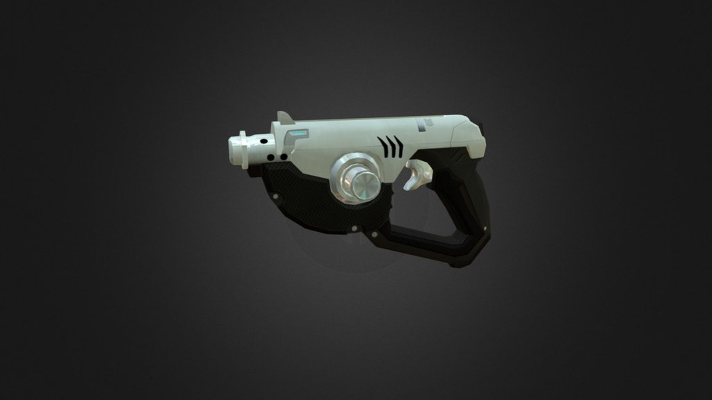 Overwatch Fan Art Tracer's Gun - 3D model by MilkManSG [70dfd45 ...