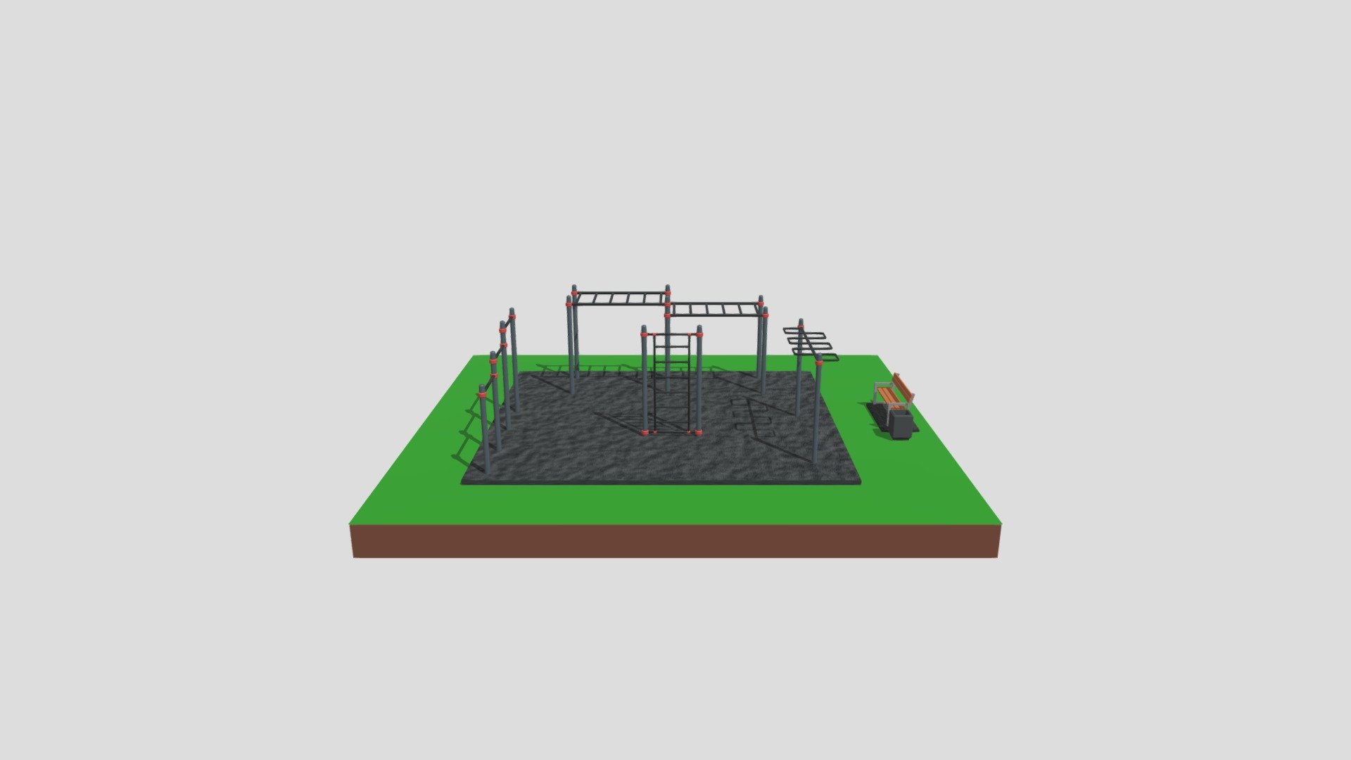 workout_graund__3blend - 3D model by wtvk [70dff0e] - Sketchfab