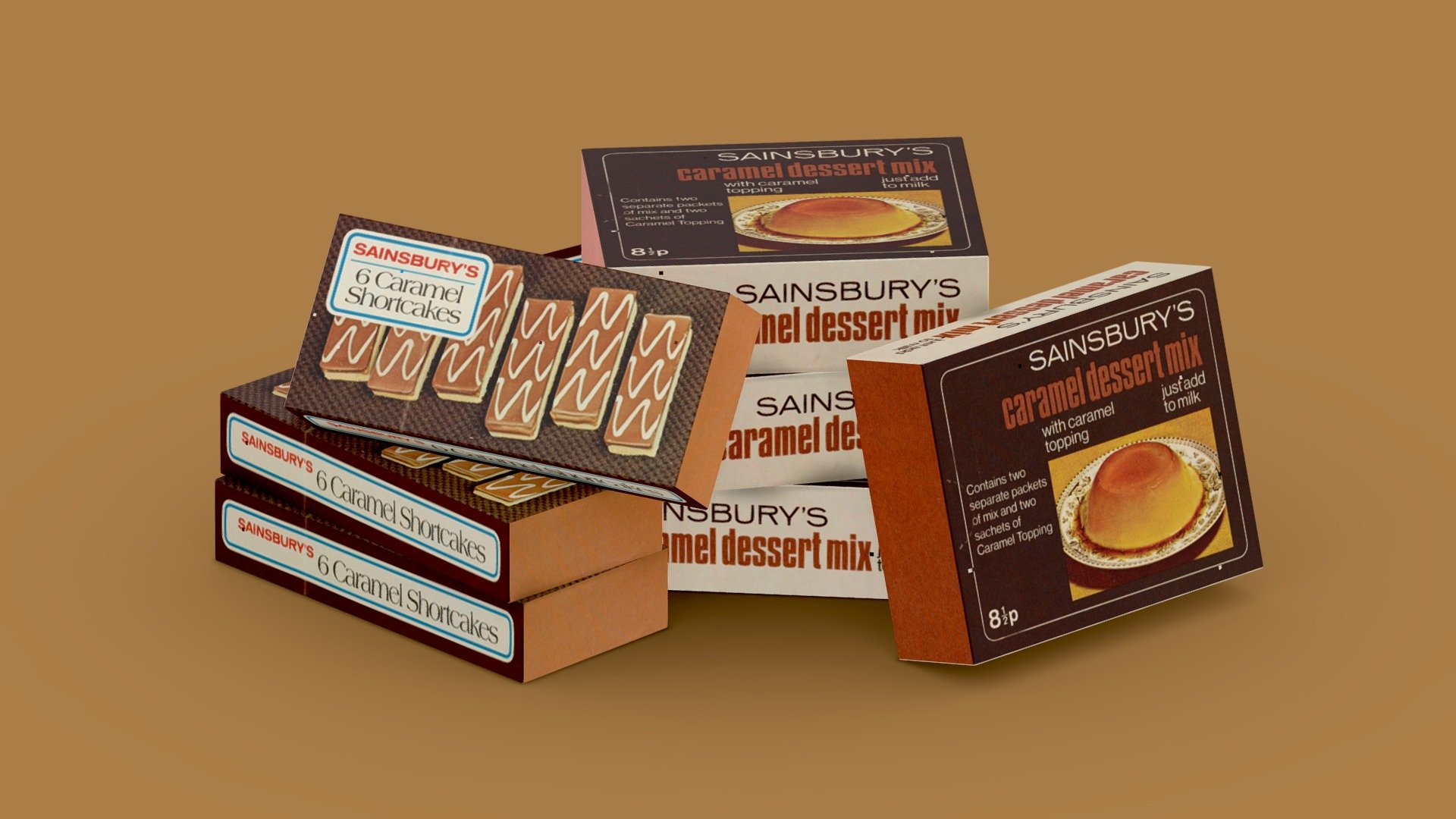 Caramel Treats from the 70s - 3D model by Thomas Flynn (@nebulousflynn ...