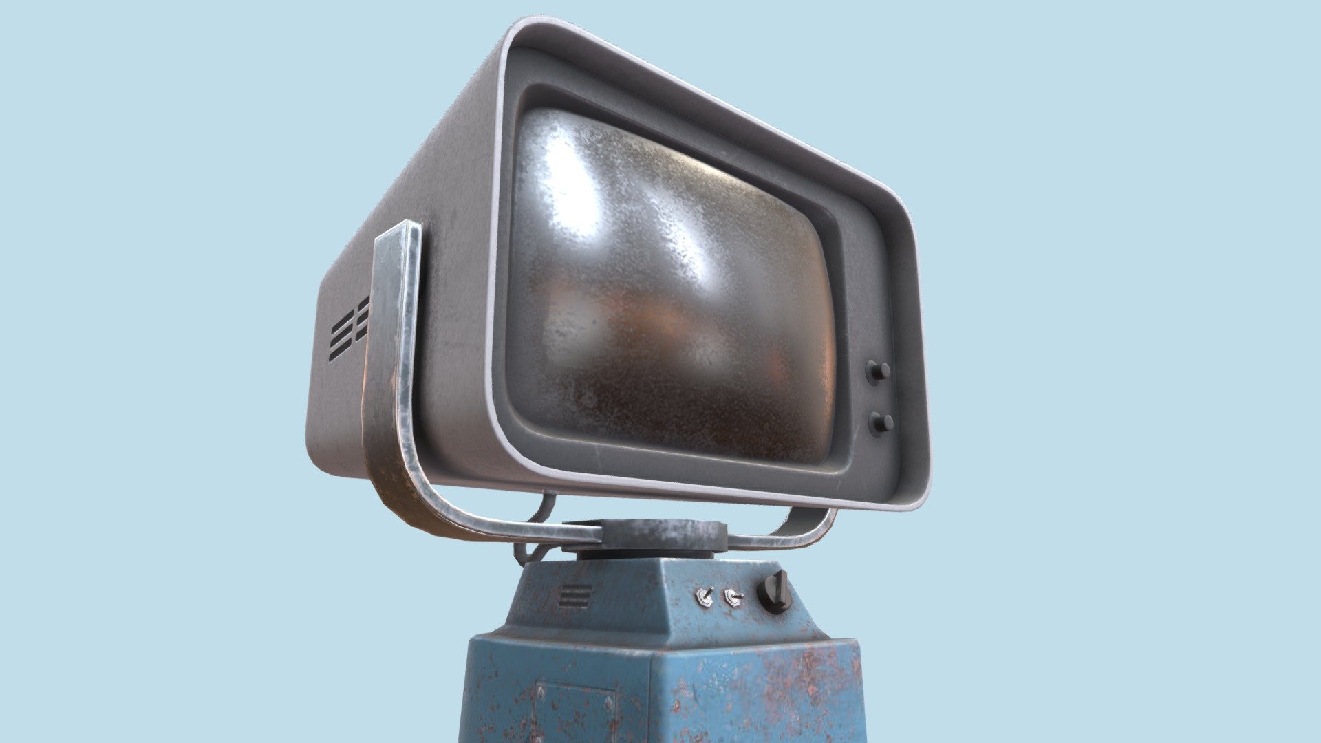 Futuristic soviet terminal - 3D model by Gurkha [70e189d] - Sketchfab