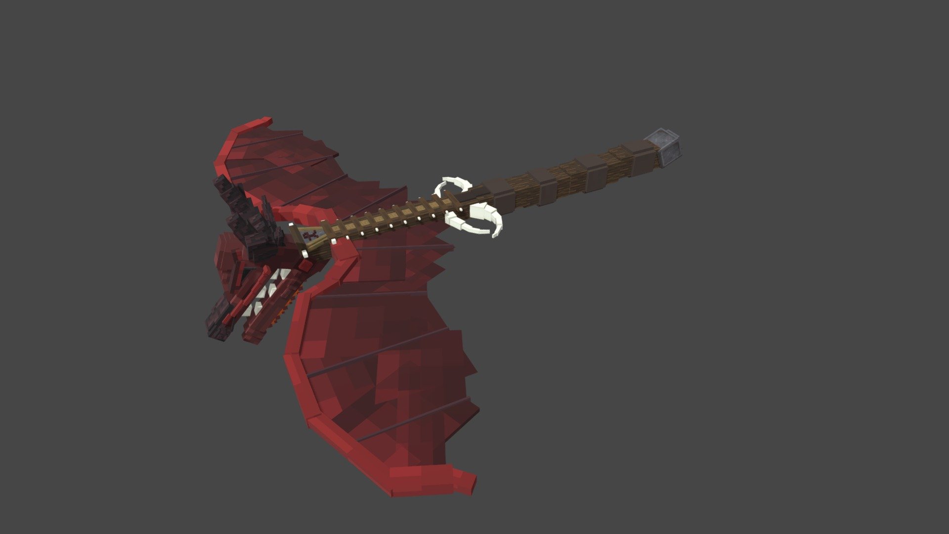 Dragon Winged Club - 3D model by Bdog / Brandon (@01bdog20) [70e1c2d ...