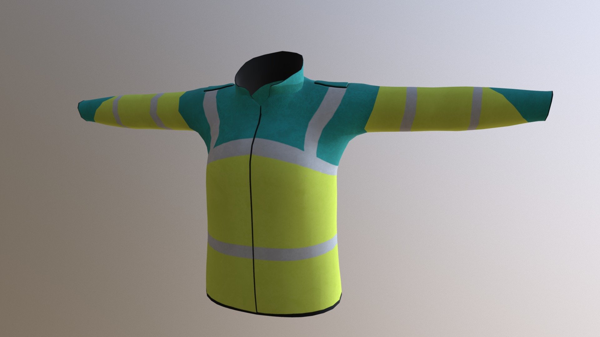 Paramedic Jacket - 3D model by Marc Humphreys 3D (@mh3d) [70e3971 ...