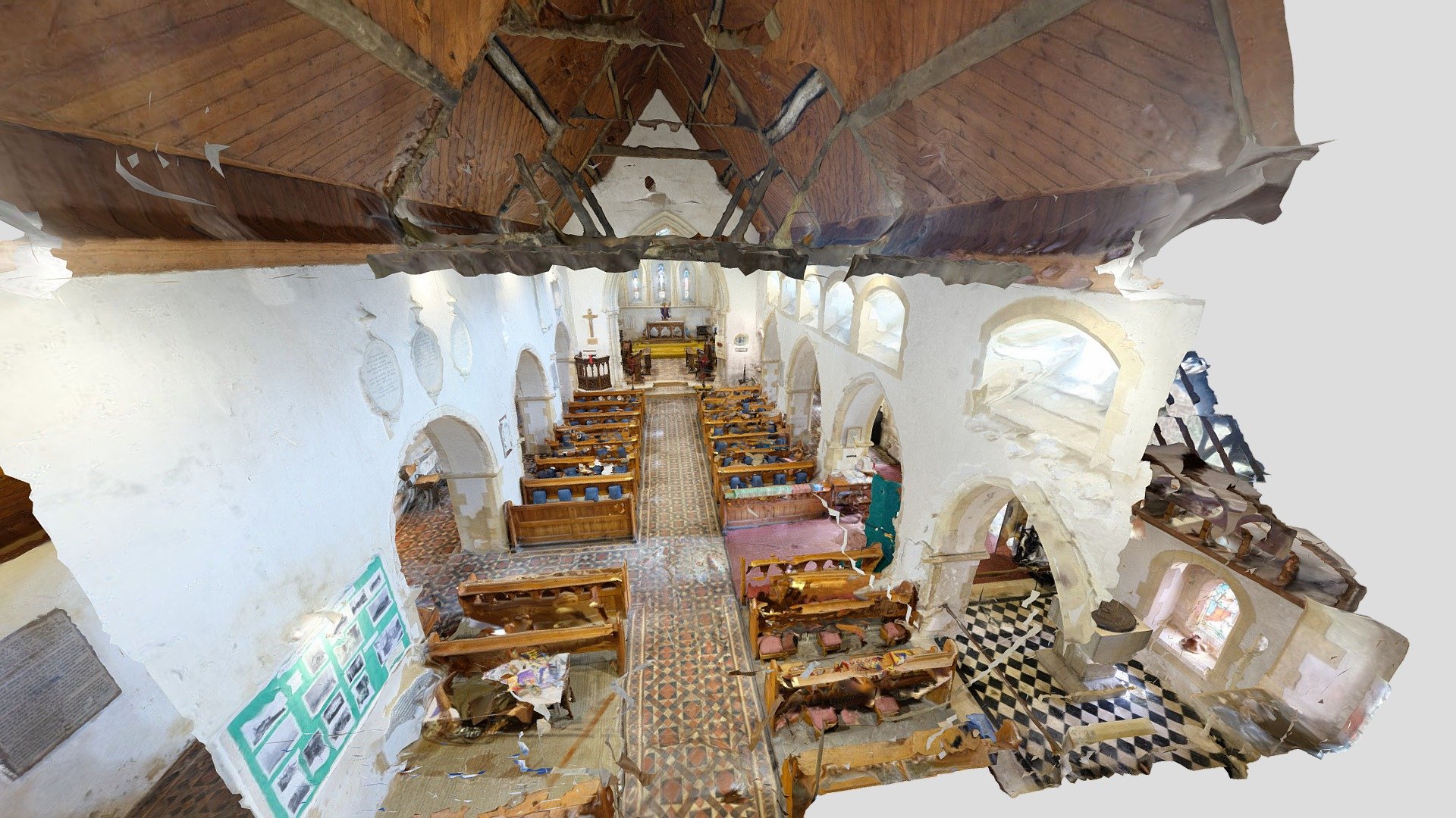 PIDDINGHOE CHURCH INTERNAL - 3D model by peterbarry [70e59be] - Sketchfab