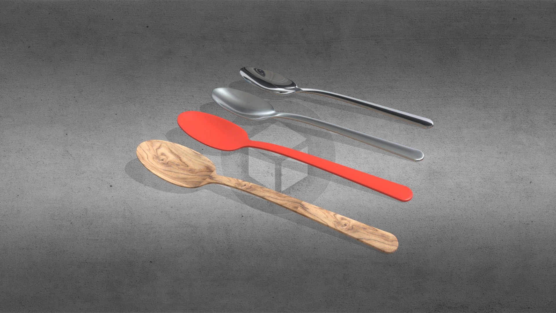 Material test with Spoons - Download Free 3D model by anybody [70e60a7 ...