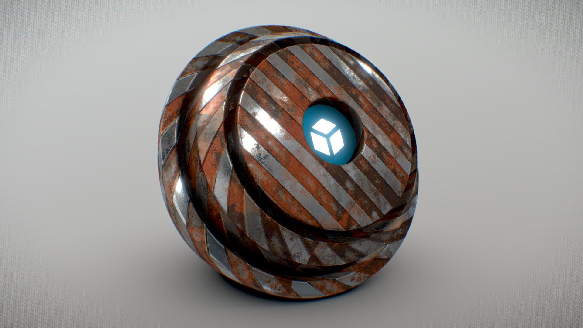 Corroded Metal with stripes 2K - Download Free 3D model by Matthew ...