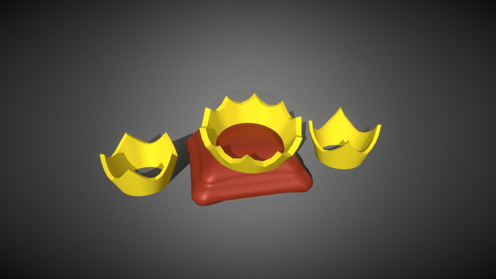 Crown - Simple Lowpoly Set - Buy Royalty Free 3D model by tamminen ...