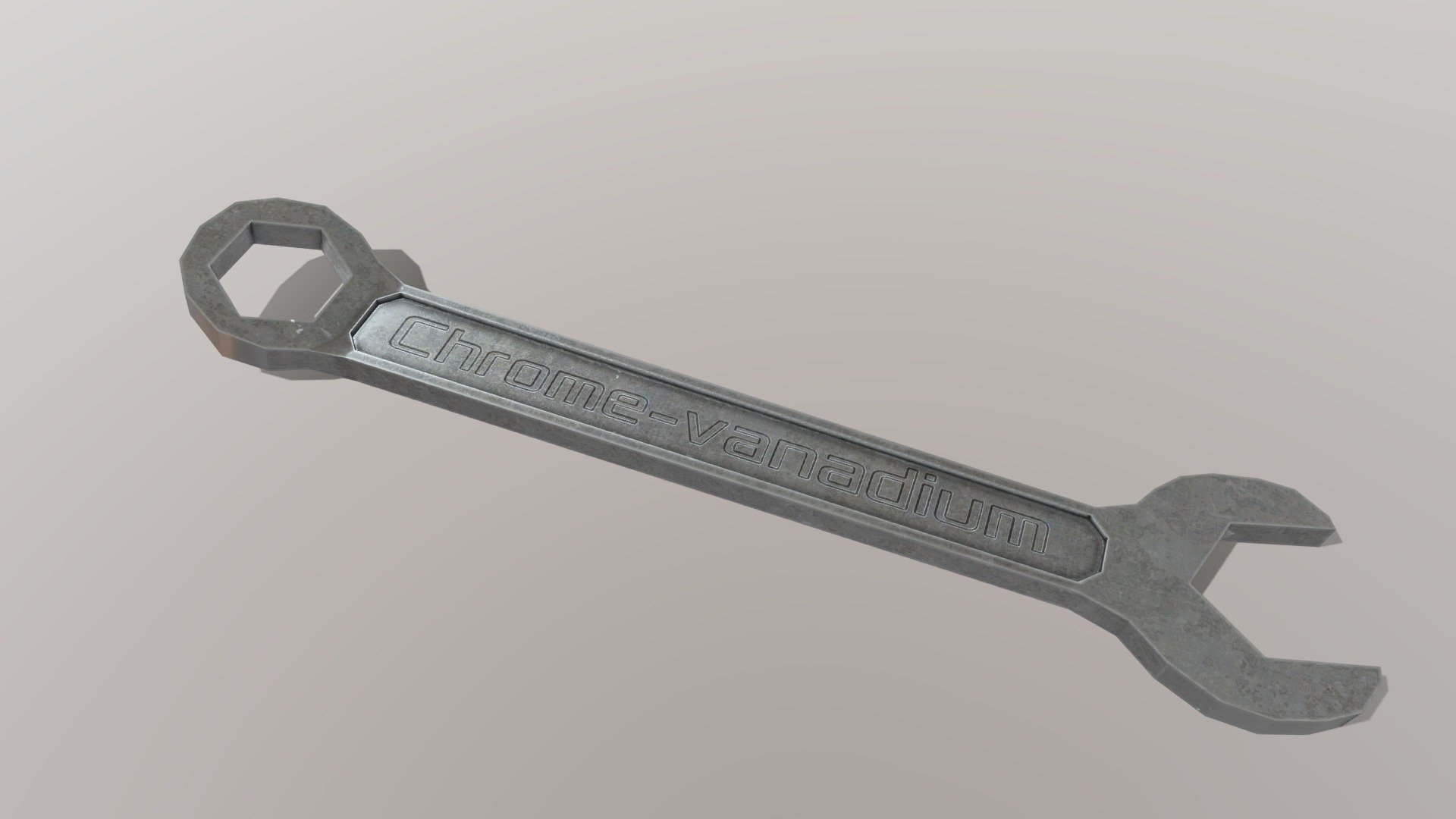 Low-poly wrench - Download Free 3D model by EnergyCOREs [70e695f] - Sketchfab