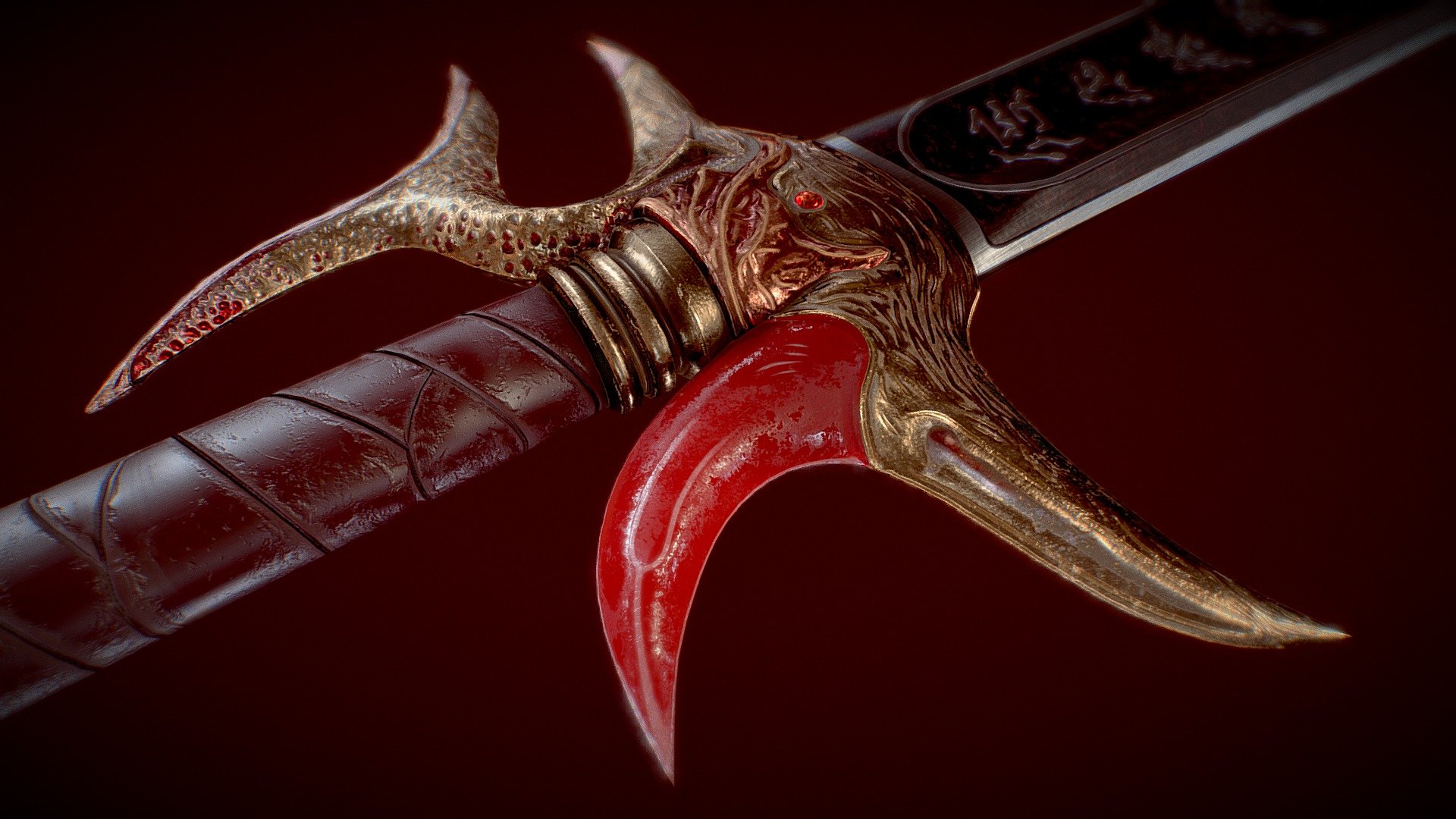 The Organic Sword - Download Free 3D model by Prashant Yadav ...