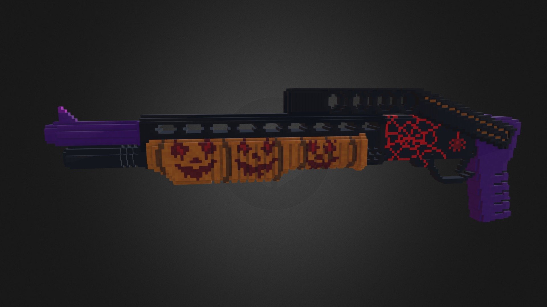 Voxel Spaz-12 halloween pap - 3D model by Chara_Dreemurr [70e6b3e ...