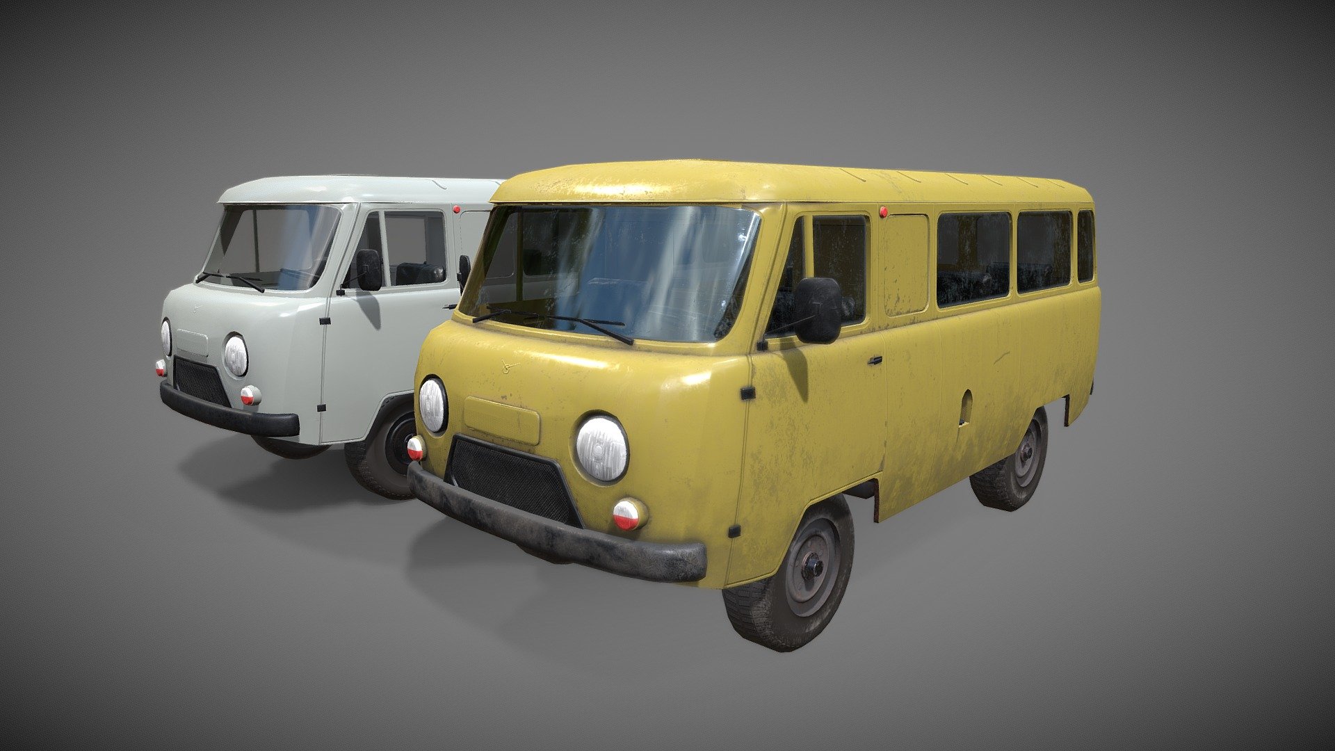 Soviet van low poly - Buy Royalty Free 3D model by pasquill [70e8524 ...
