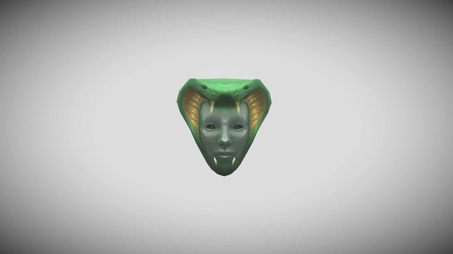 Stylized handpainted mask - Game Ready - 3D model by Uljianov [70e88c4 ...