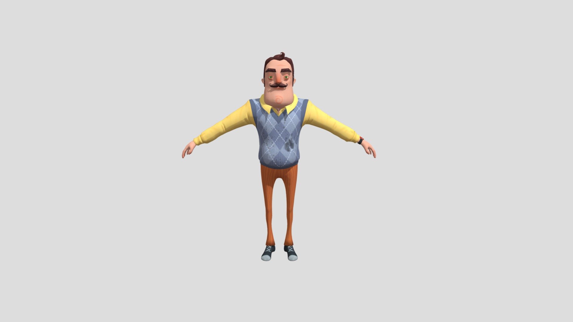 Hello Neighbor Hide & Seek The neighbor - Download Free 3D model by ...