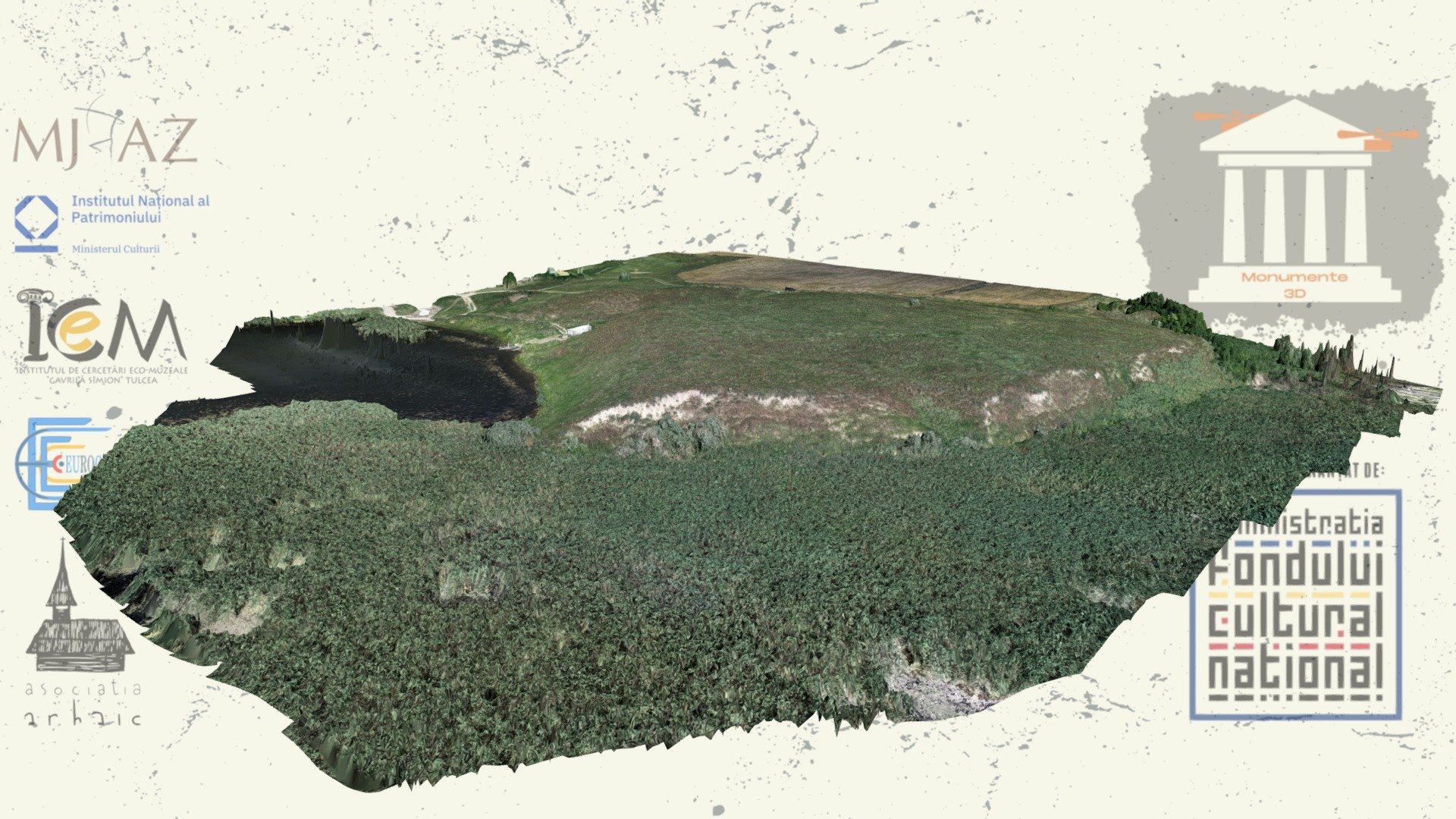 Cetatea Cius de la Gârliciu - Download Free 3D model by Institutul ...