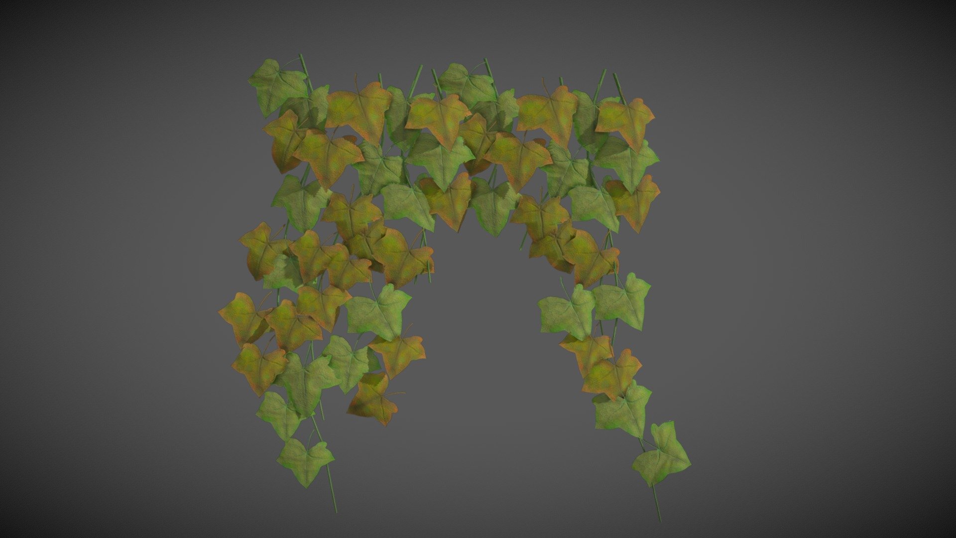 Overgrown Train Station Foliage - Ivy Segment 2 - Download Free 3D ...