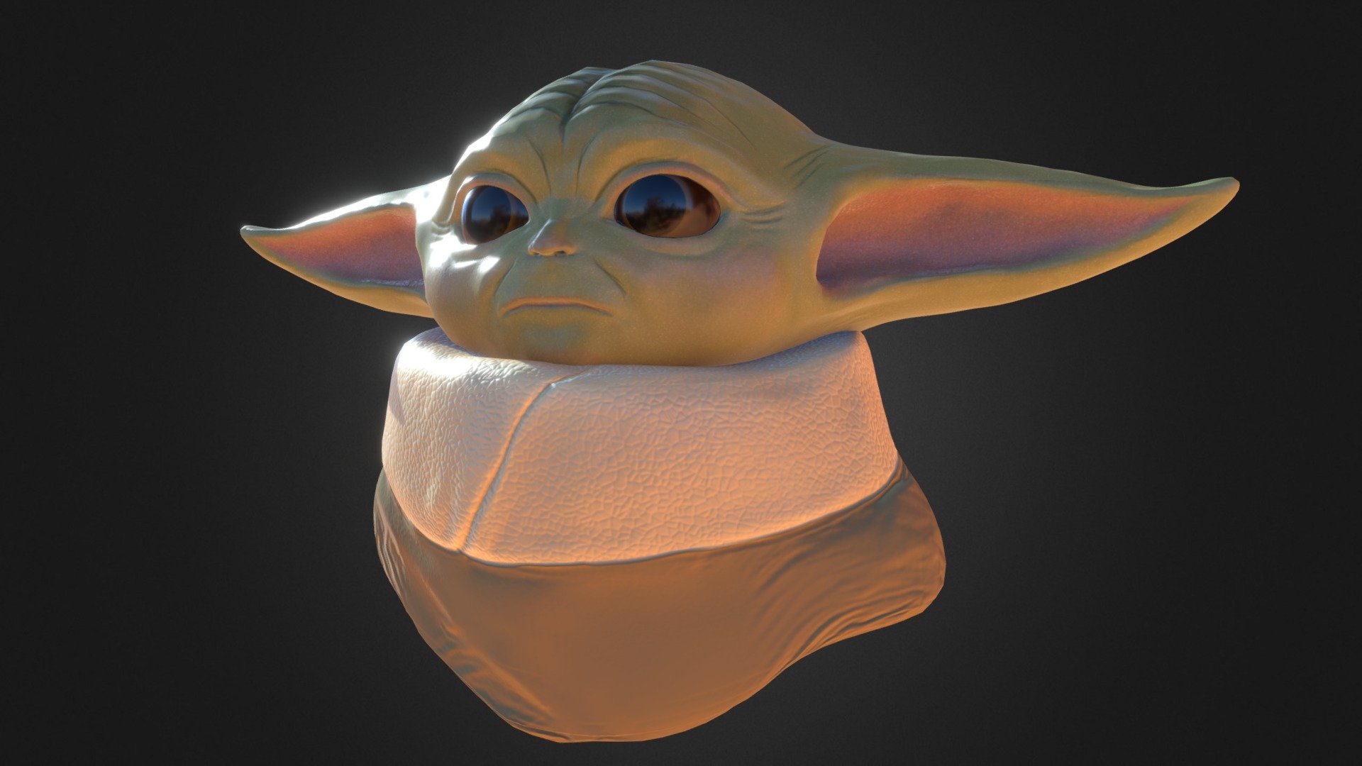 Baby Yoda - 3D model by henriqueart_lfv [70ec778] - Sketchfab