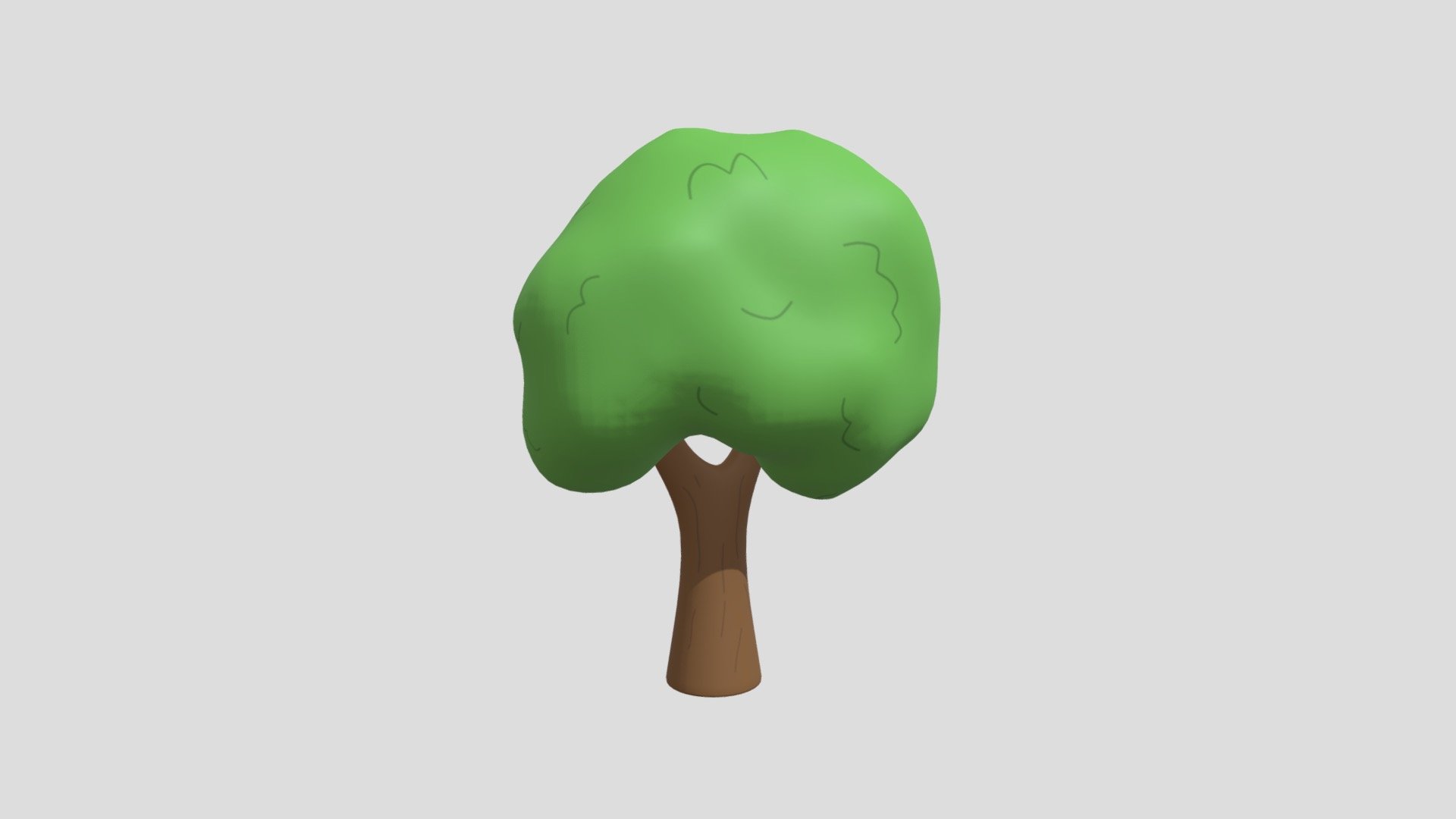 Toon Tree - Buy Royalty Free 3D model by Ed+ (@EDplus) [70ef9f3 ...