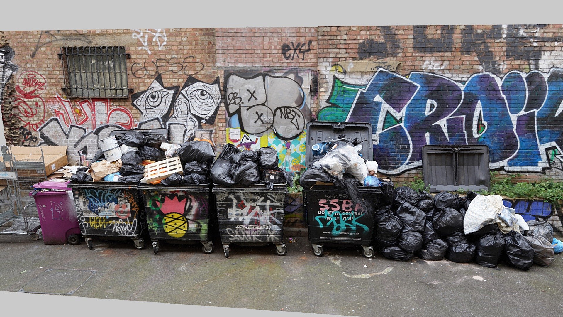 Overflowing Alley Bins - Buy Royalty Free 3D model by artfletch ...