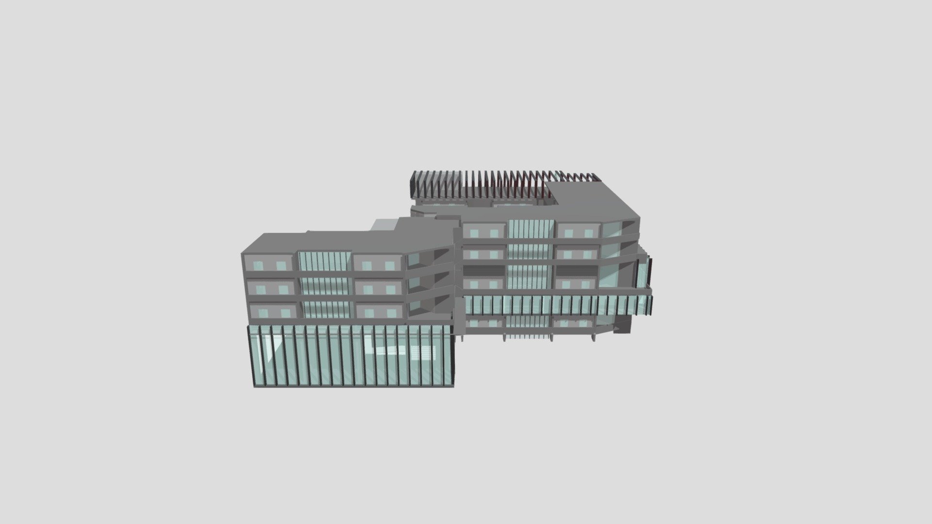 Massing #1 - 3D model by mkraiem [70f0289] - Sketchfab