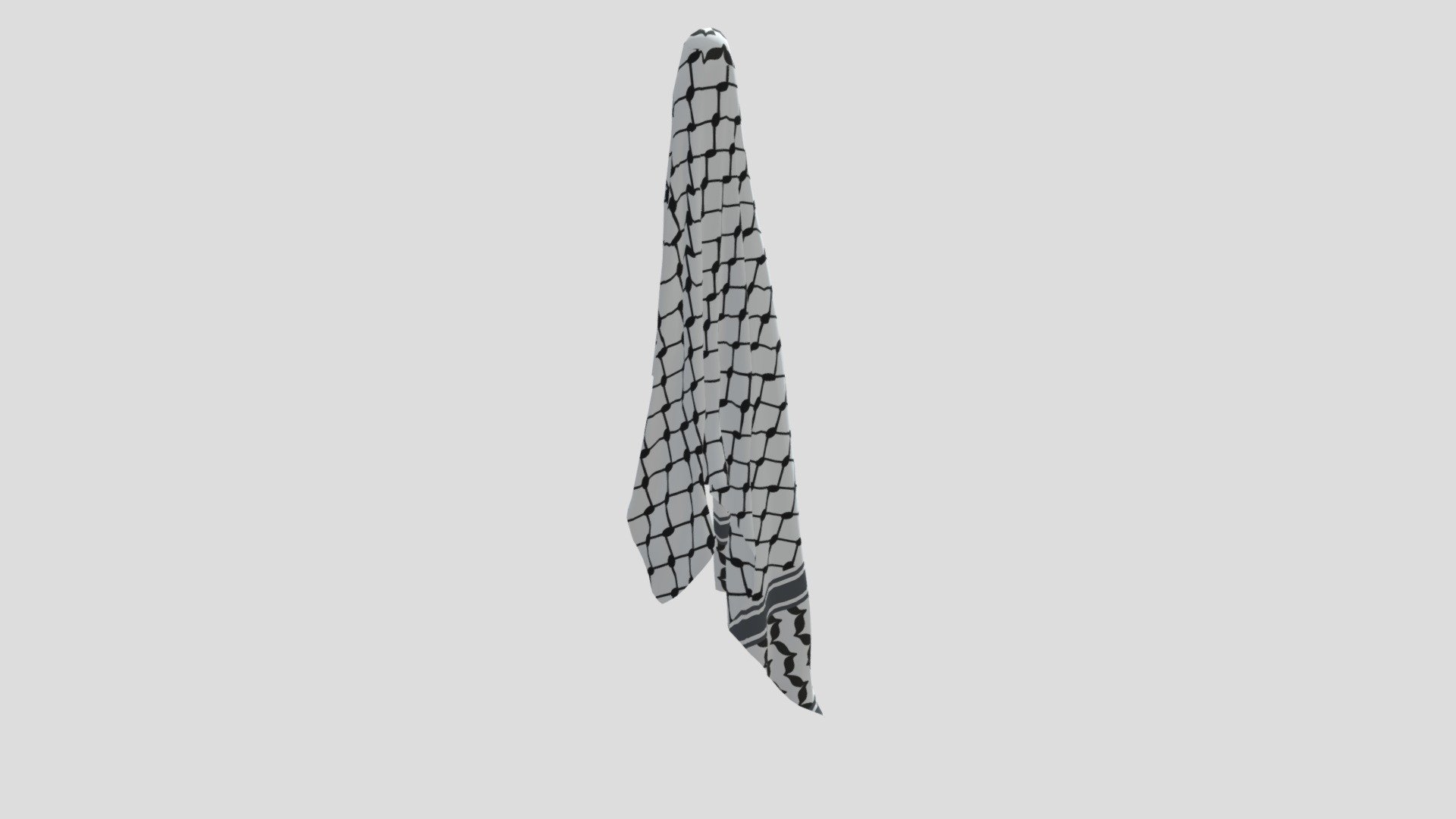Palestinian Kofiya - Scarf - Download Free 3D model by Duaa.B (@Duaa ...
