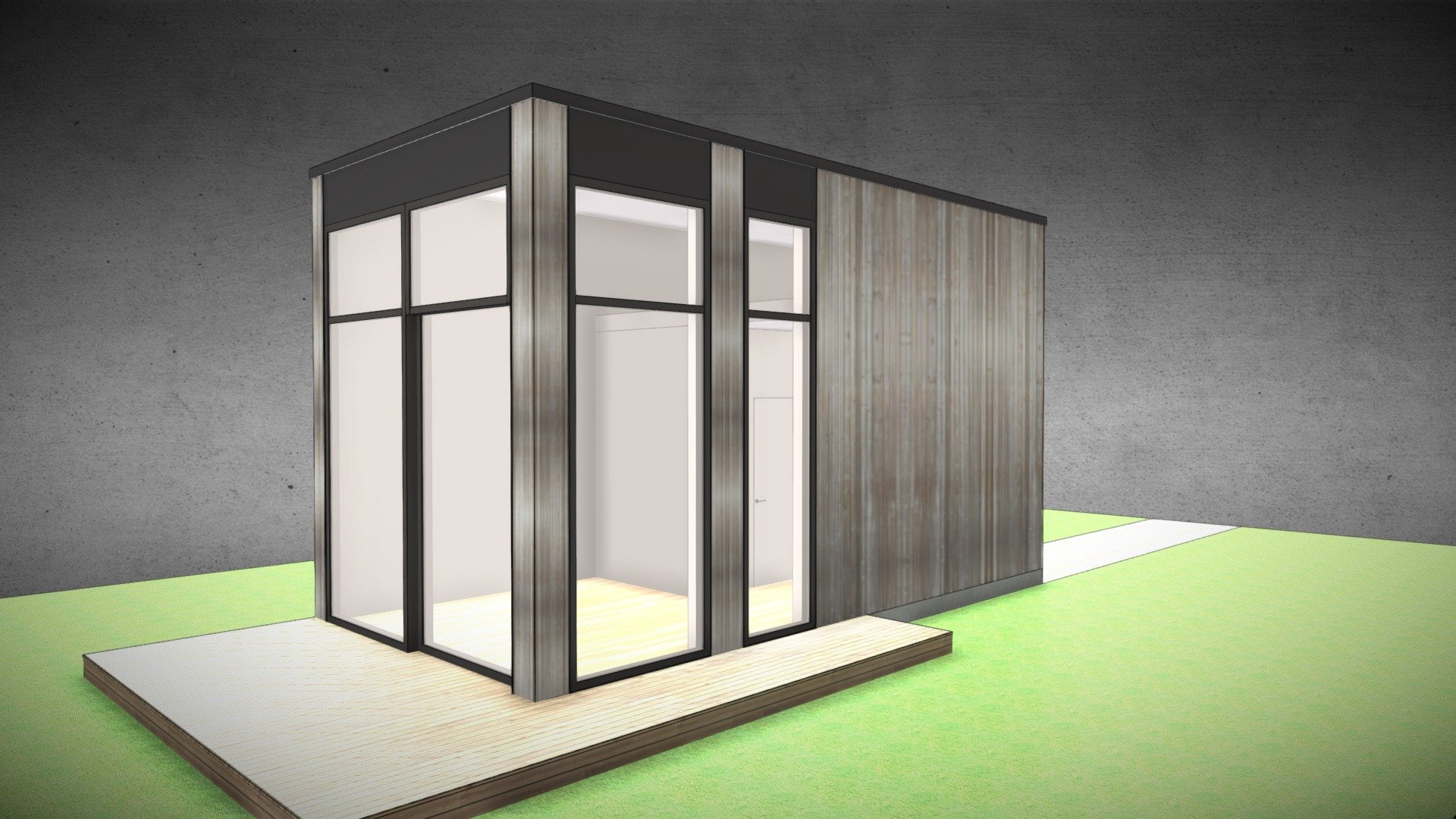 Small house - 3D model by WoodFAB (@WoodFAB_LT) [70f192c] - Sketchfab