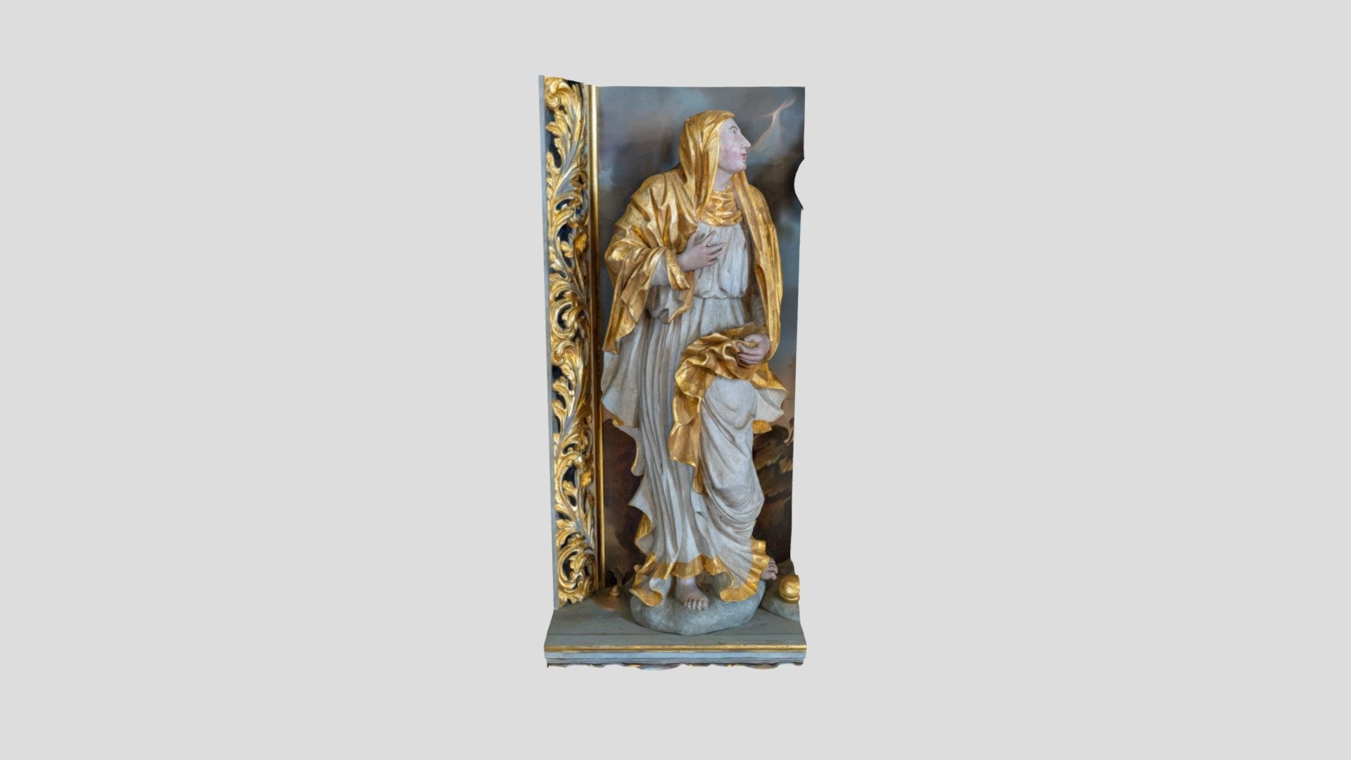 Virgin Mary from Lestene church - 3D model by Art History Latvia ...