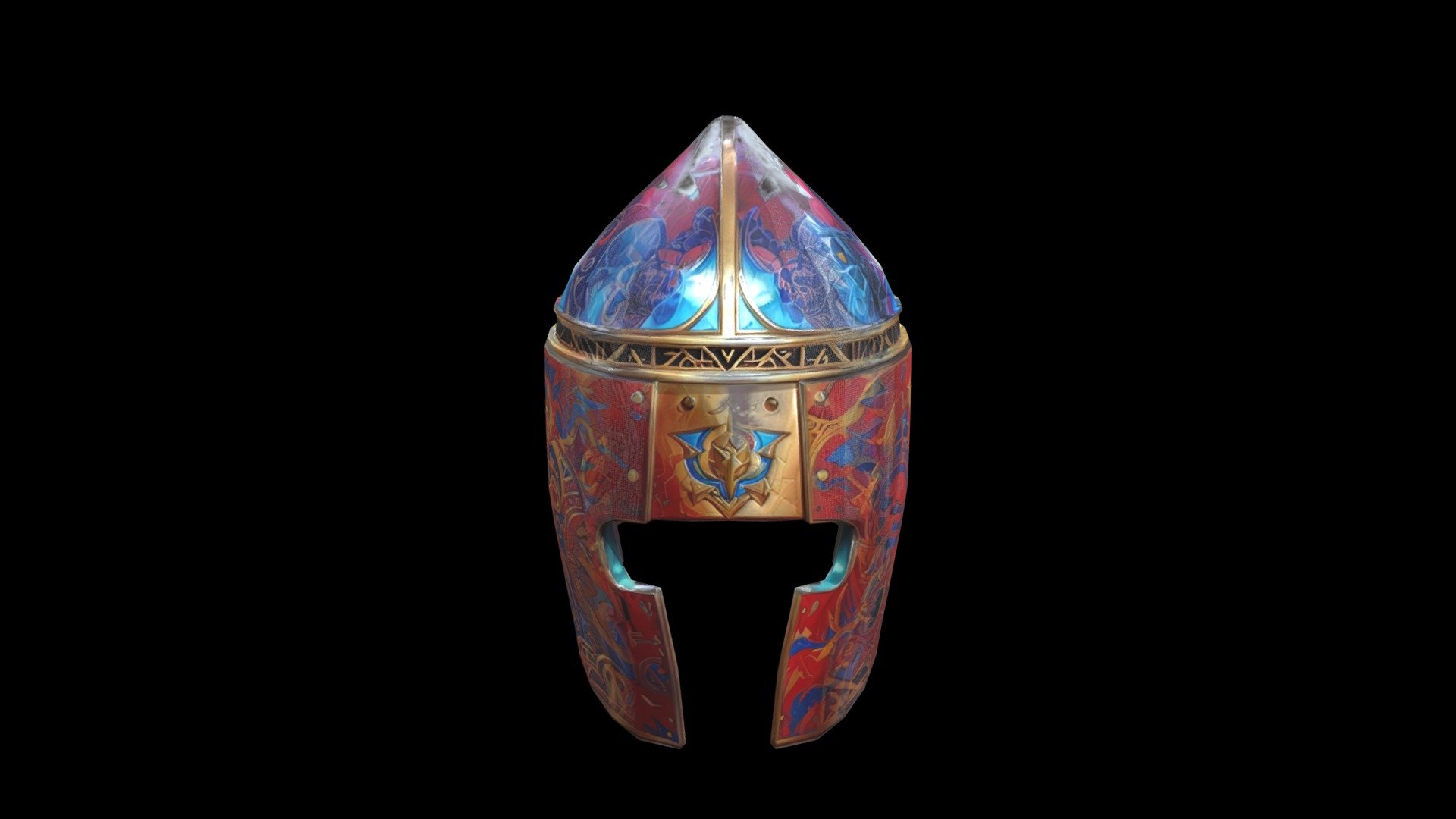 Meshy Helmet Fantasy Gilded Griffin Helm - Download Free 3D model by klrxyz [70f314b] - Sketchfab