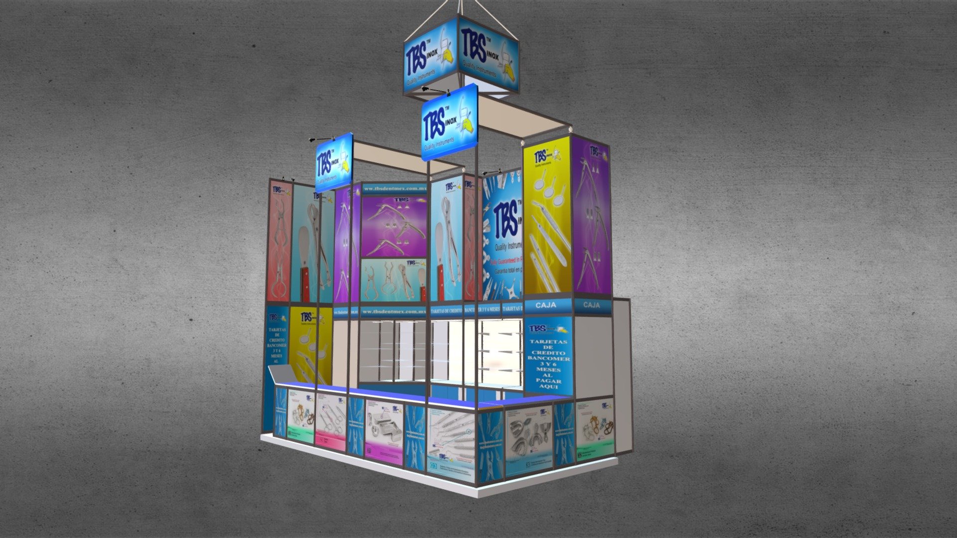 Stand Octanorm Tbs03 - 3D model by Mr_diseno (@mrdiseno) [70f3e45 ...