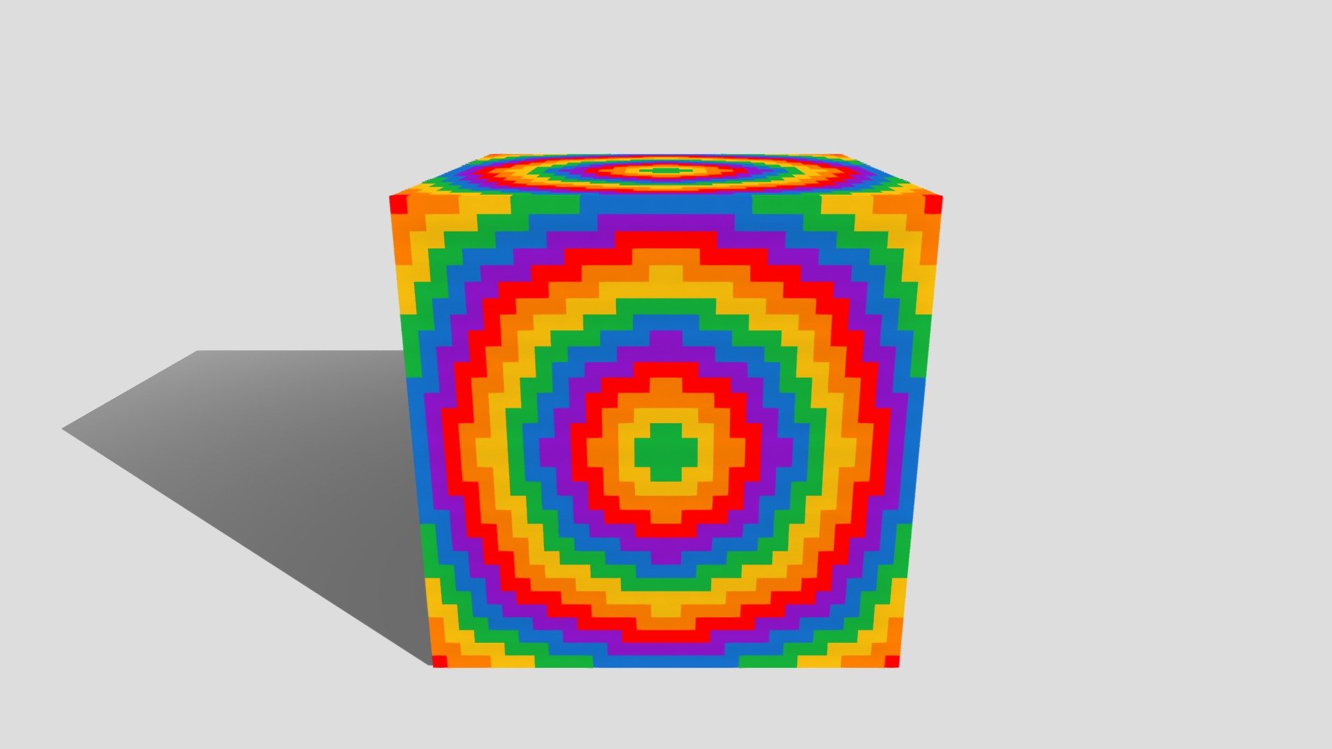 rainbow circle minecraft block - 3D model by AresUltimata310 [70f4c33 ...