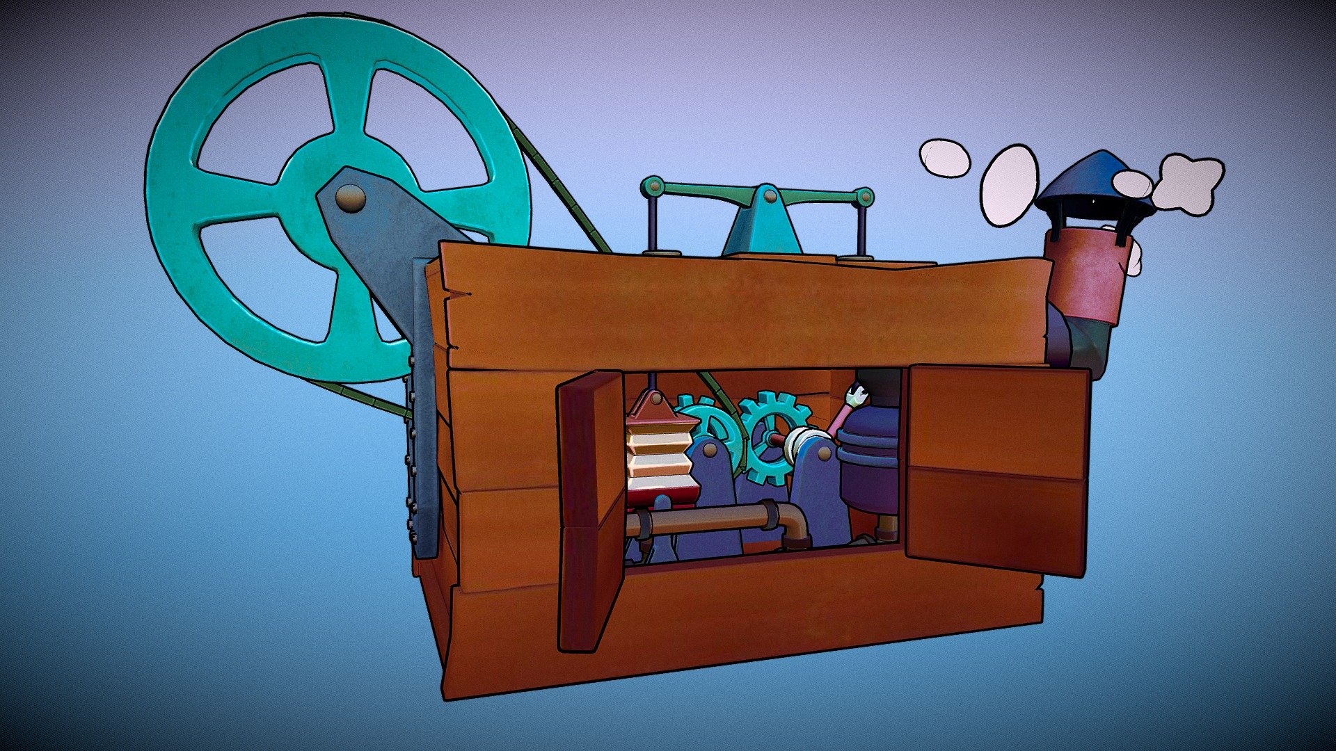 El Machina - 3D model by Frederique Loizeau (@vailys) [70f6aaf] - Sketchfab