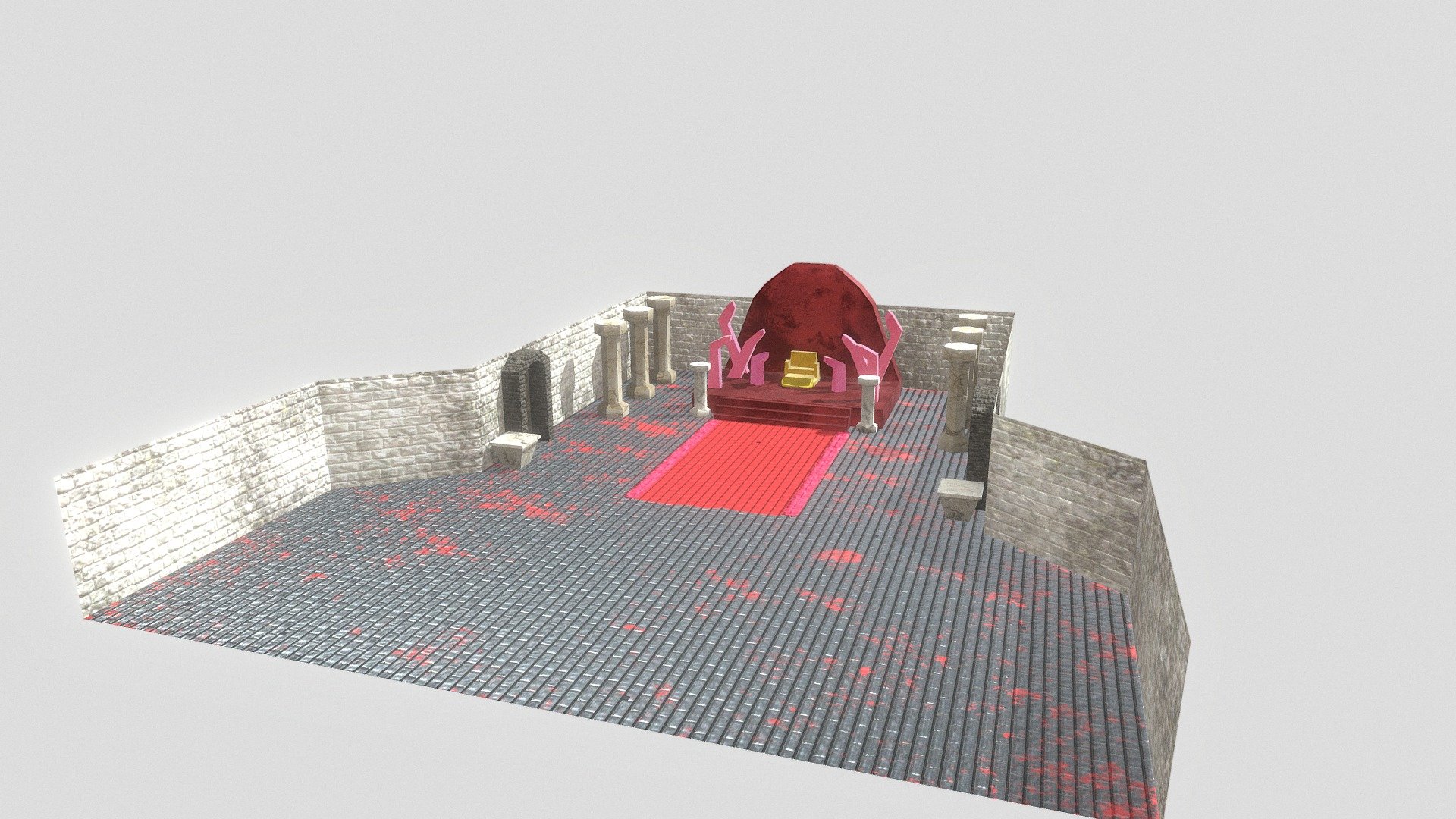 ThroneRoom - 3D model by HTCDR(Dara) (@HTCDR) [70f844a] - Sketchfab