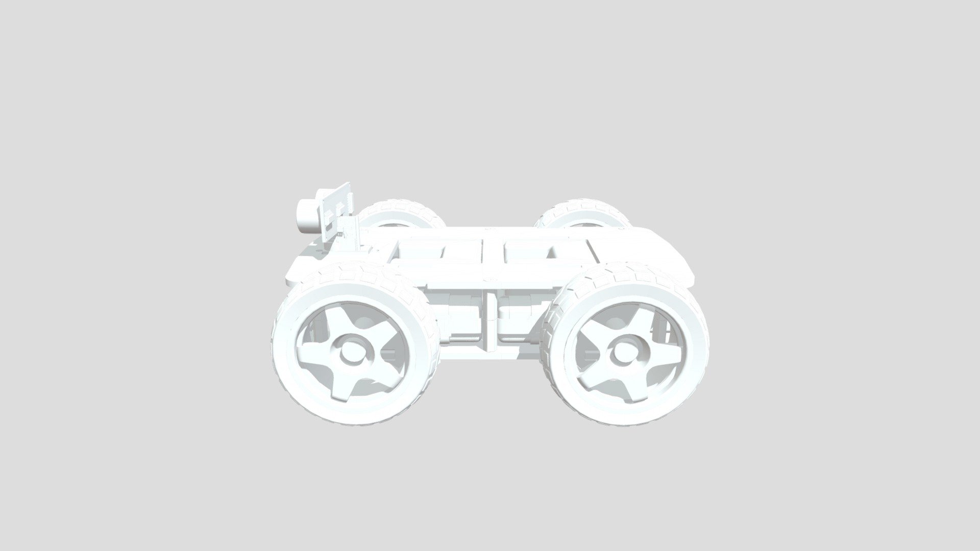 4WD Robot Car - 3D model by nathanshankar [70f8cc8] - Sketchfab
