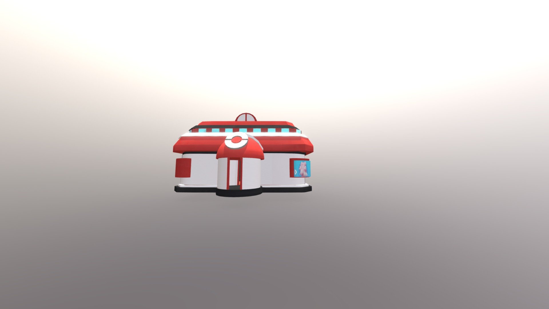 Pokemon Center - 3D model by siuyt [70f90fd] - Sketchfab