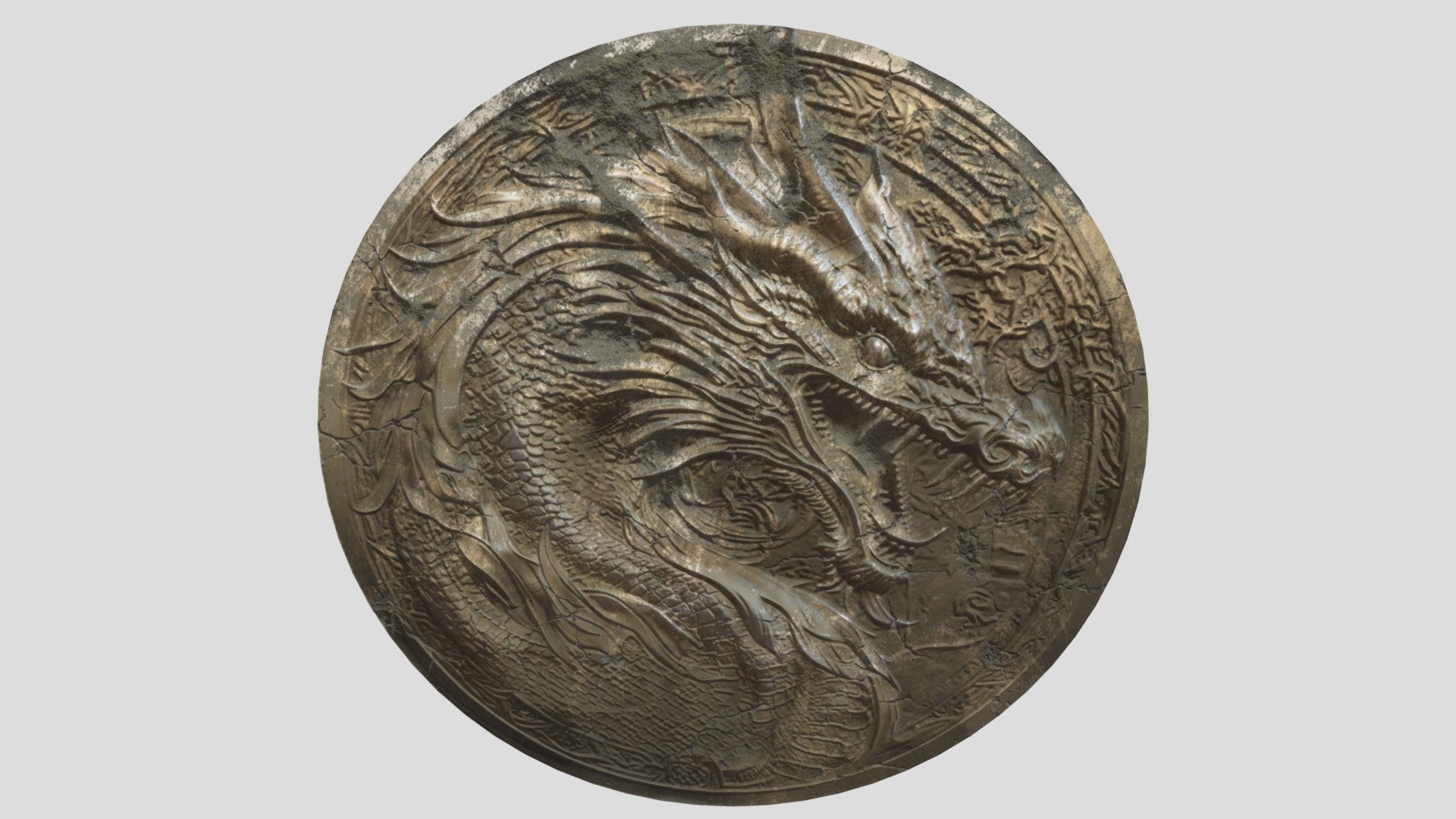 Gold_dragon_coin_003_RAG - Download Free 3D model by RadioactiveAG ...