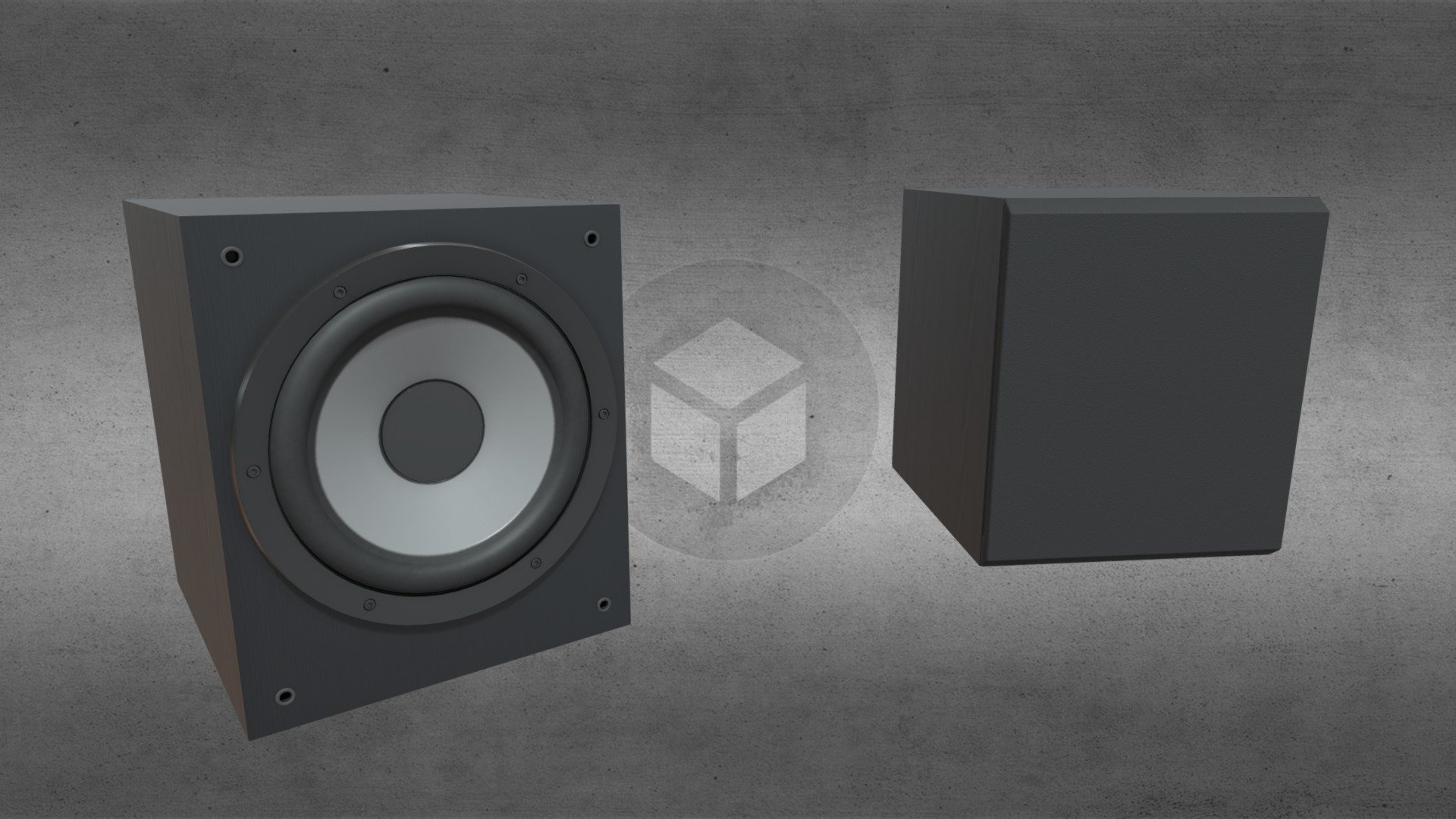 Subwoofer - 3D model by Ivan_WSK (@ivan-wsk) [70fa19e] - Sketchfab