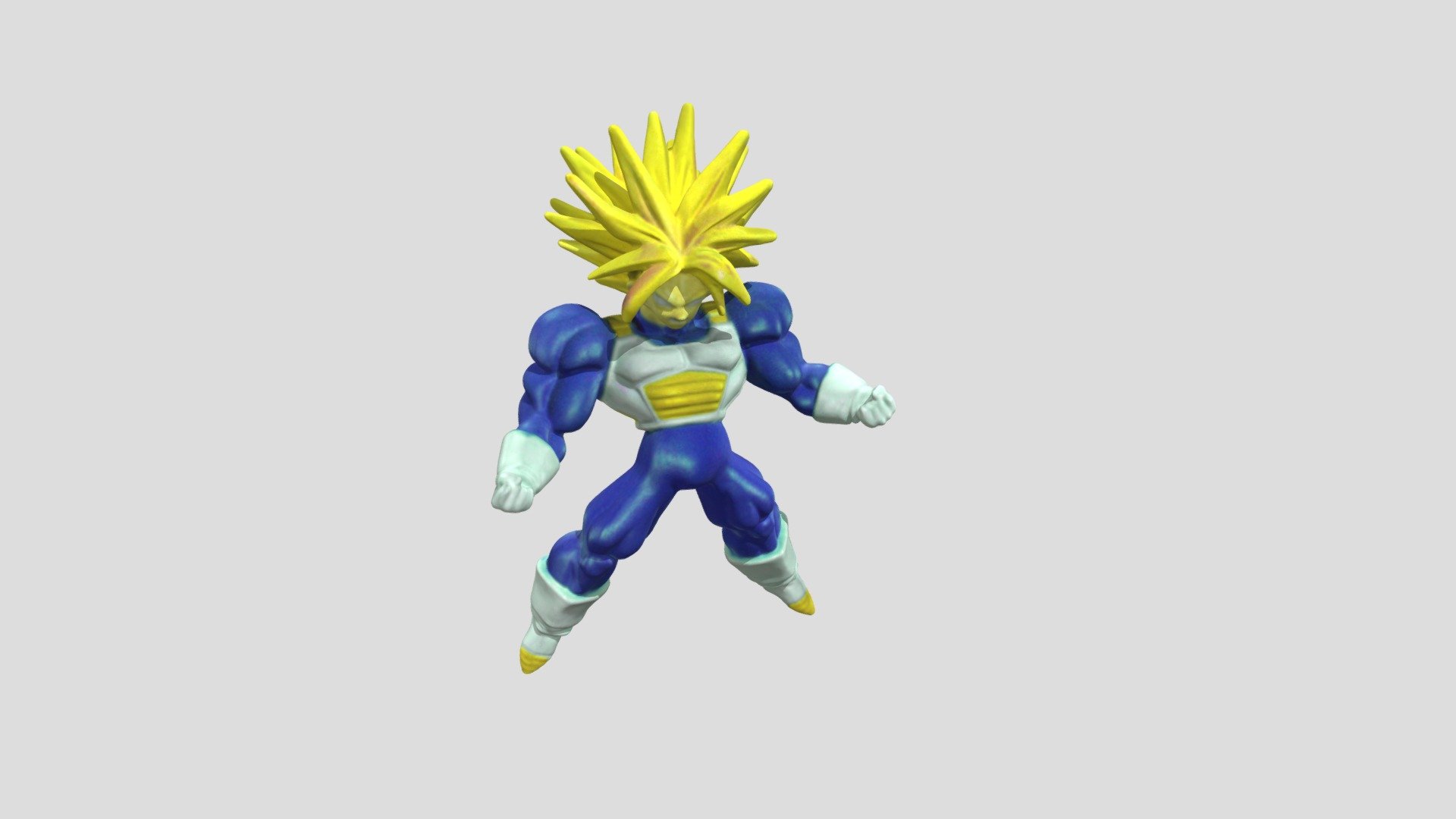 Trunks Puffed Cell-Saga DragonBall Z - Download Free 3D model by ...