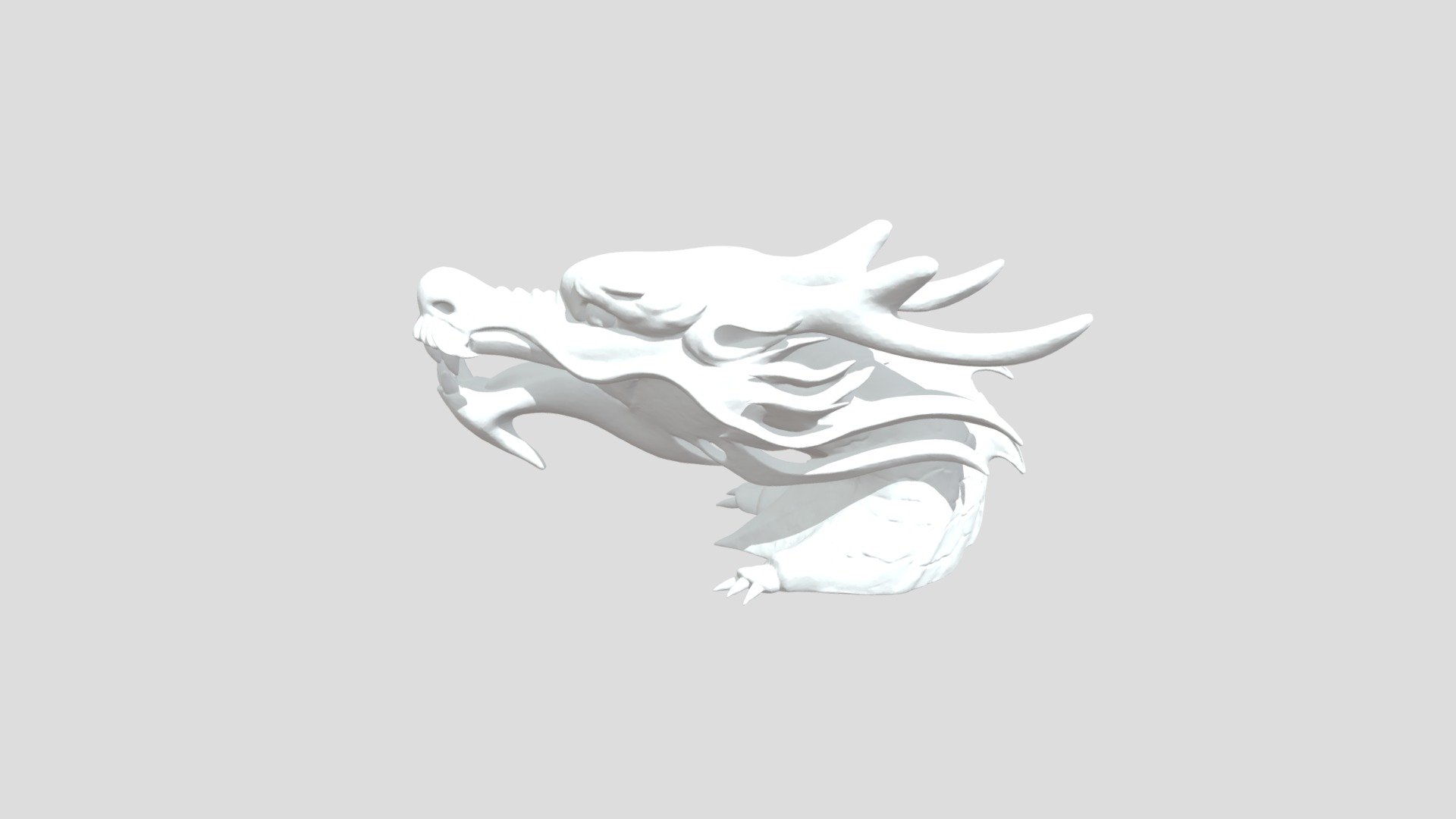 Dragon Sculpture - Download Free 3D model by chatchawan.t [70fdf28 ...