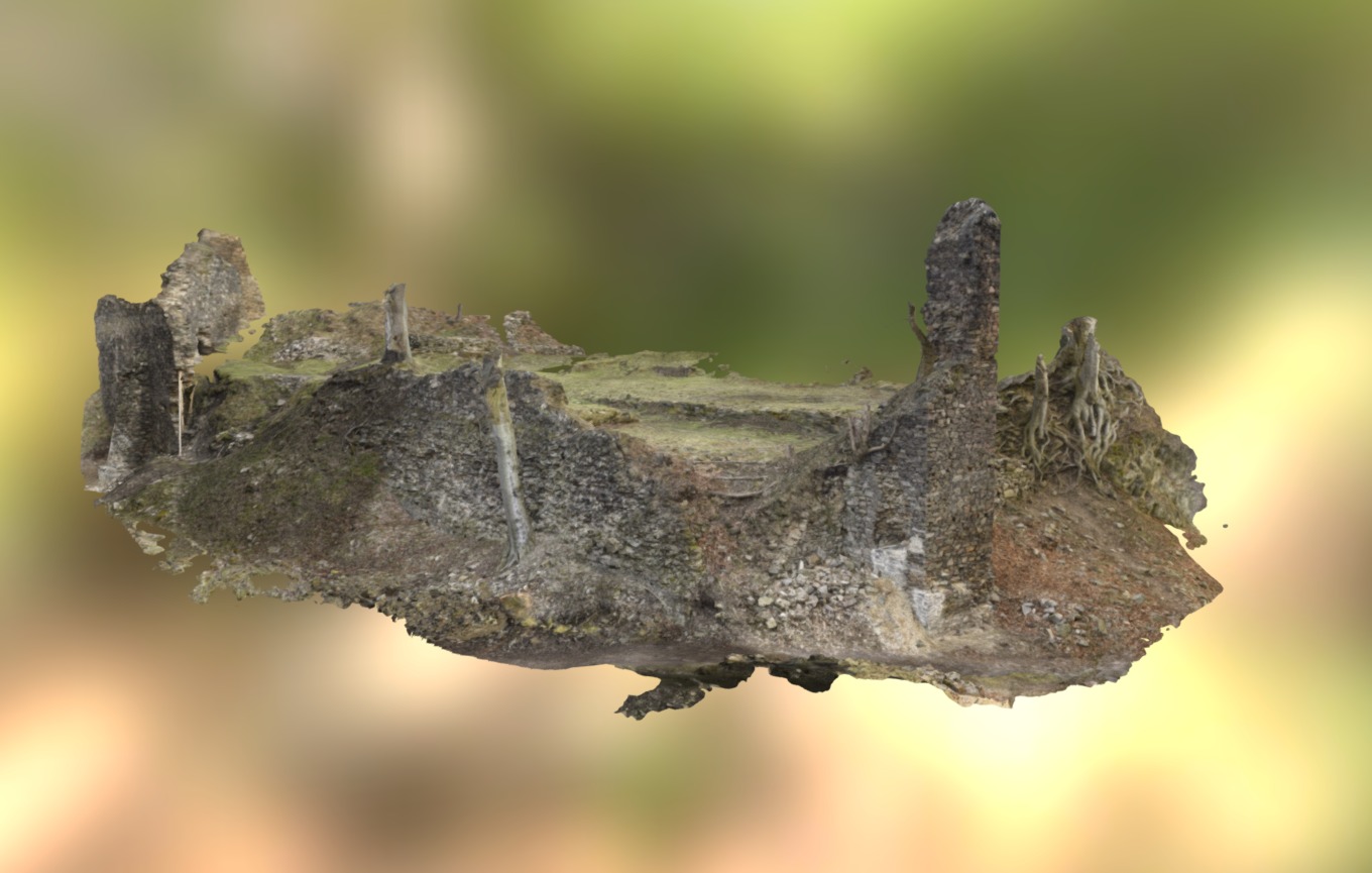 Rýzmburk castle - inner fortification - 3D model by Jan Pacina (@jan ...