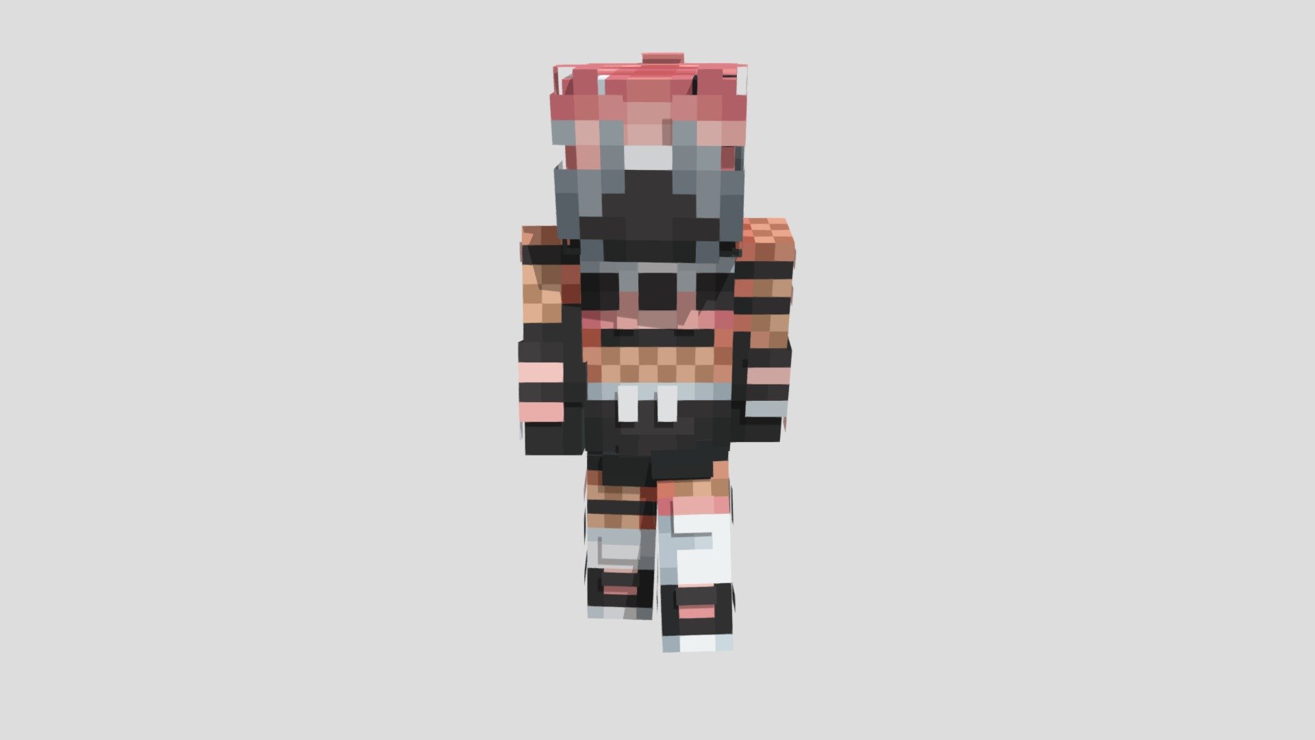 Minecraft Skin (Pink Clutter) - 3D model by unisia_kcb [71003f3 ...