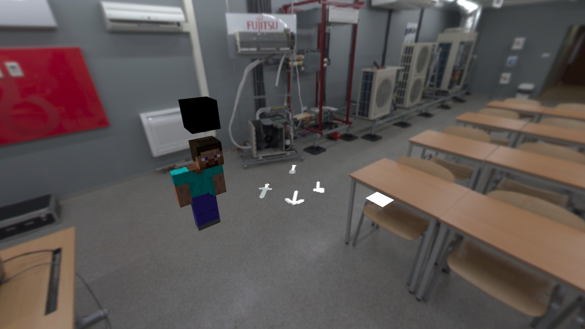 Minecraft Rig With No Face Controls/Face Rig - Download Free 3D model ...