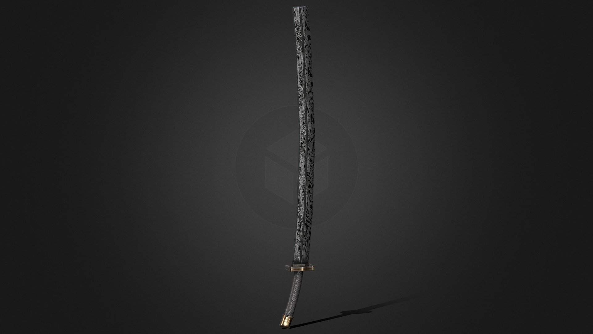 Damascus Sword - 3D model by fabioribeiro3d [7103aac] - Sketchfab