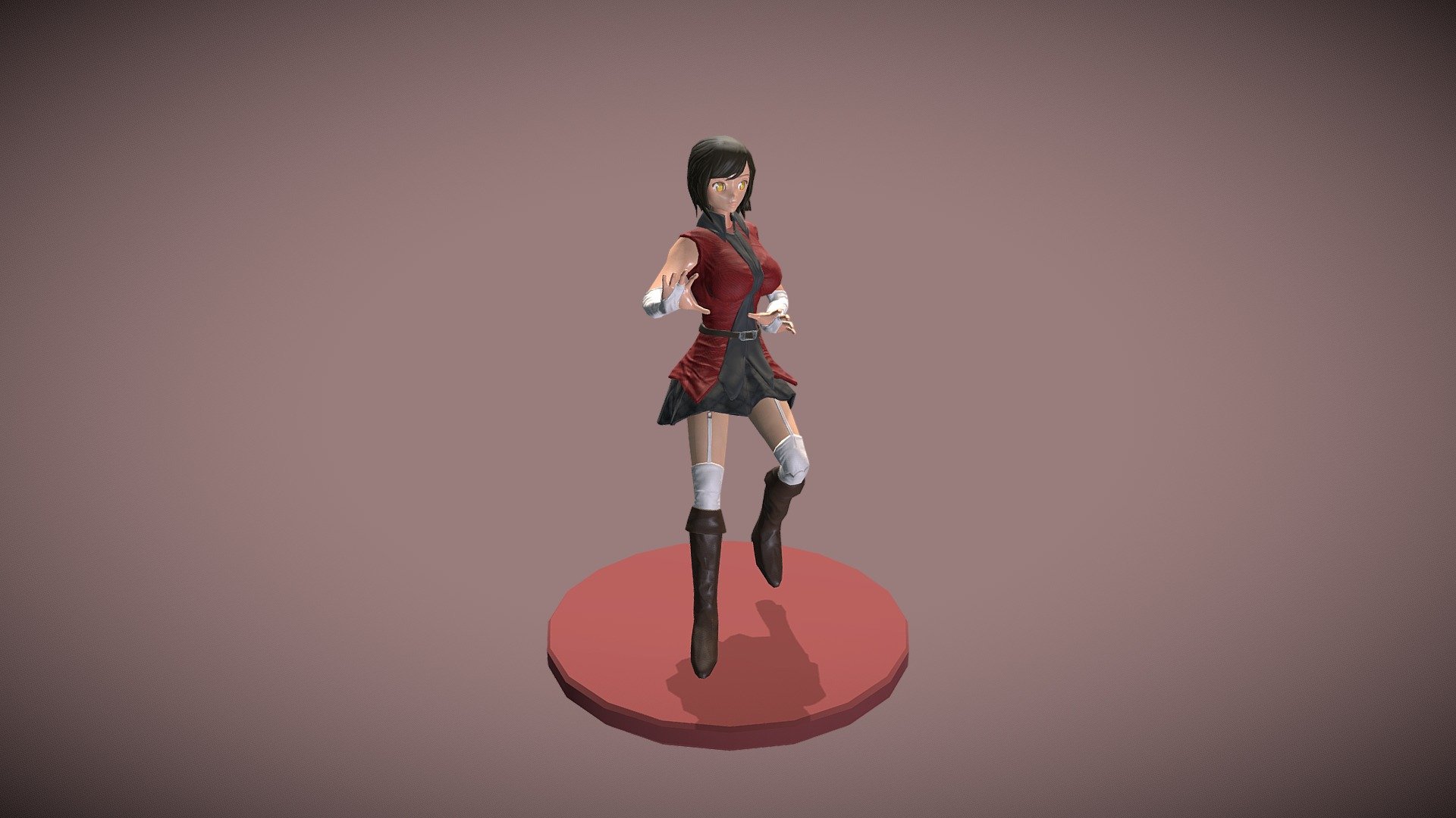 Anime Girl - 3D model by Kurisu2106 [7105a7e] - Sketchfab