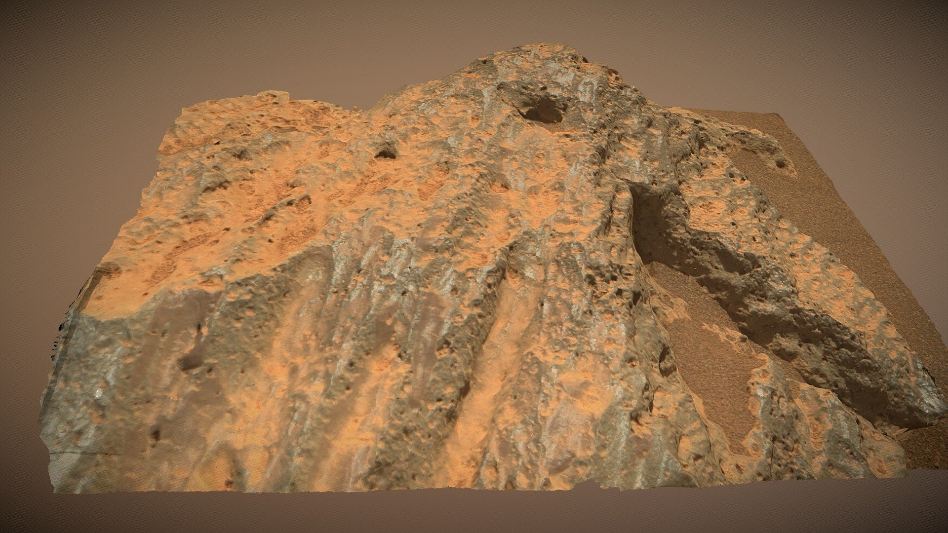 Perseverance MastCam-Z SOL-184 Rock for Drilling - 3D model by Owl ...
