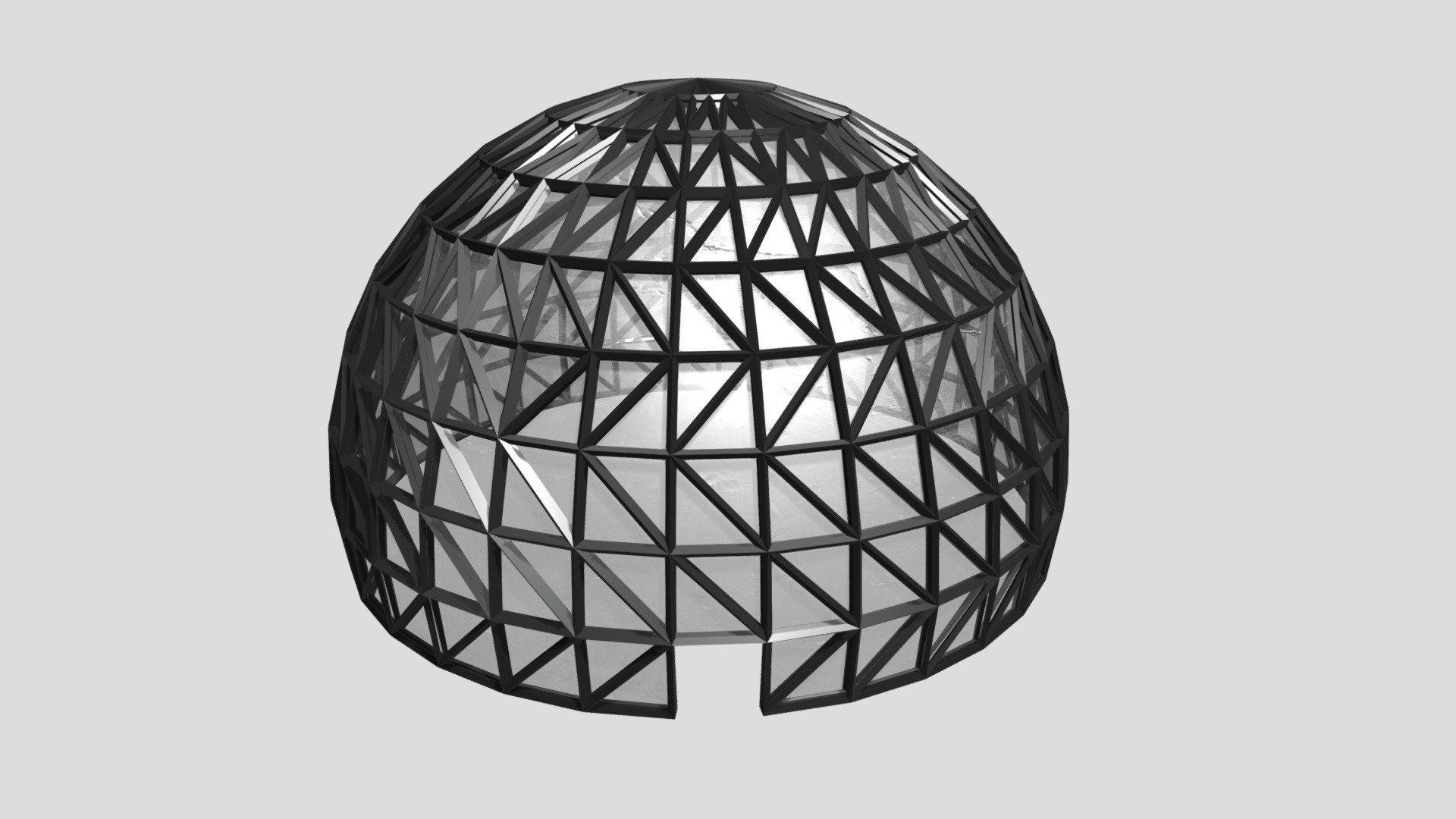 Low Poly Sci-Fi Dome - Download Free 3D model by joeerito [7109ea7 ...