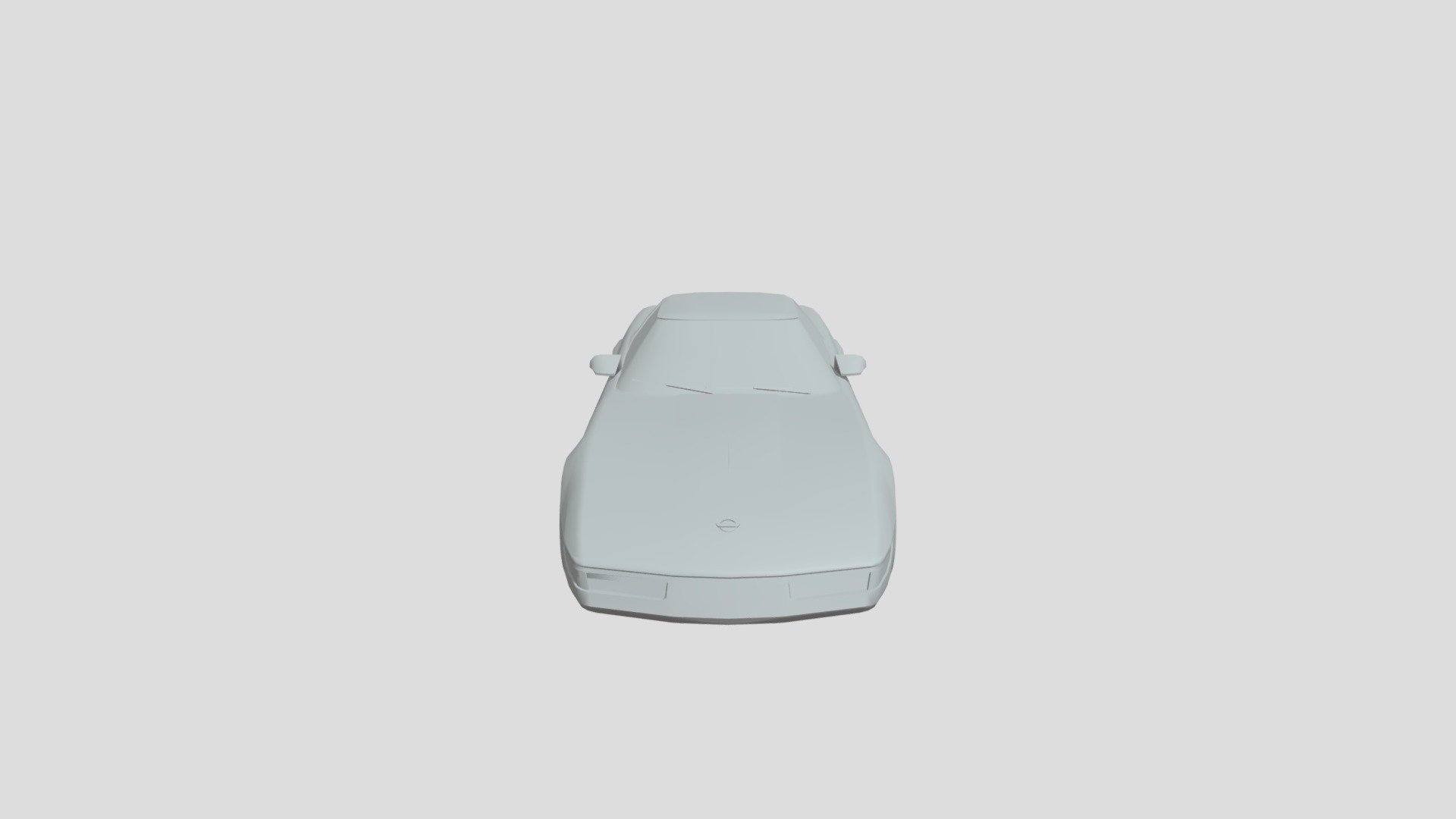 Chevrolet Corvette C4 lowpoly for 3D-printing - Download Free 3D model ...