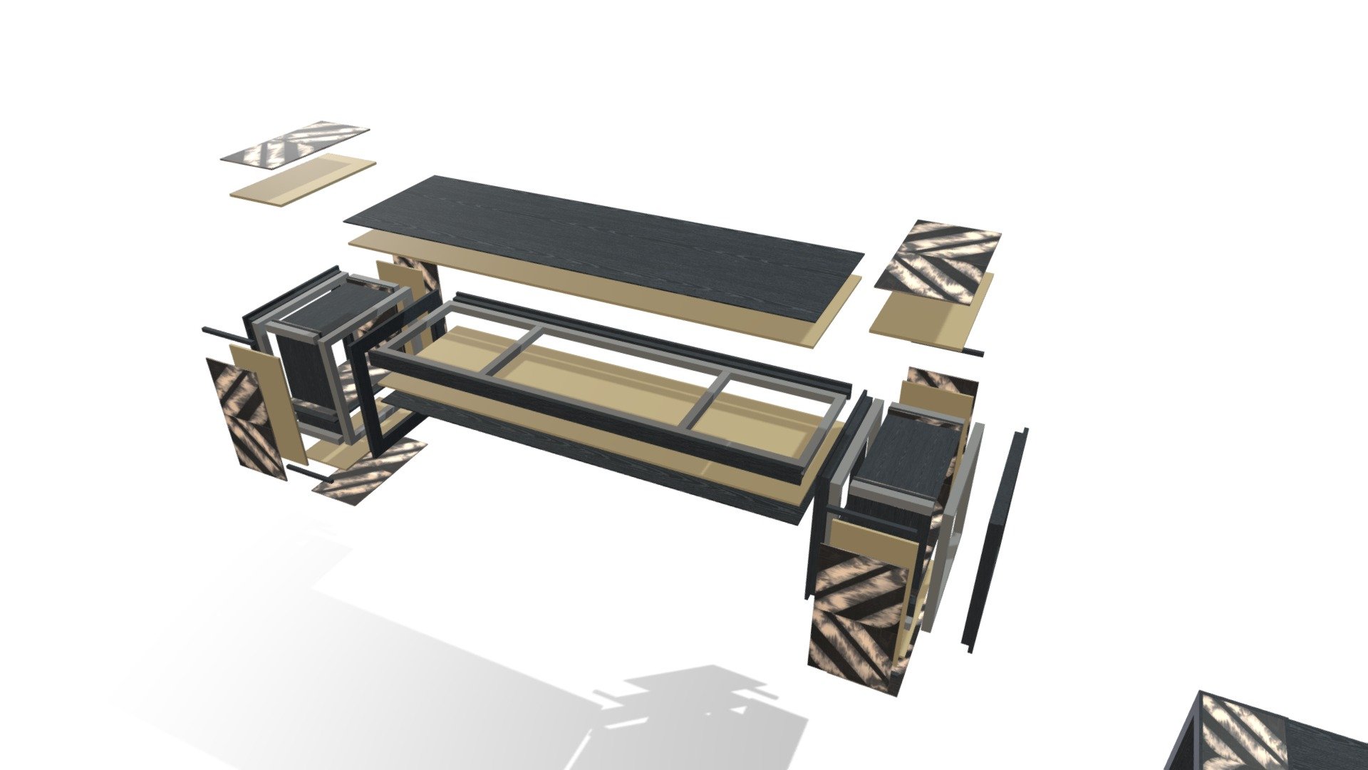 Bench 1 - 3D model by didwania [710c2e5] - Sketchfab