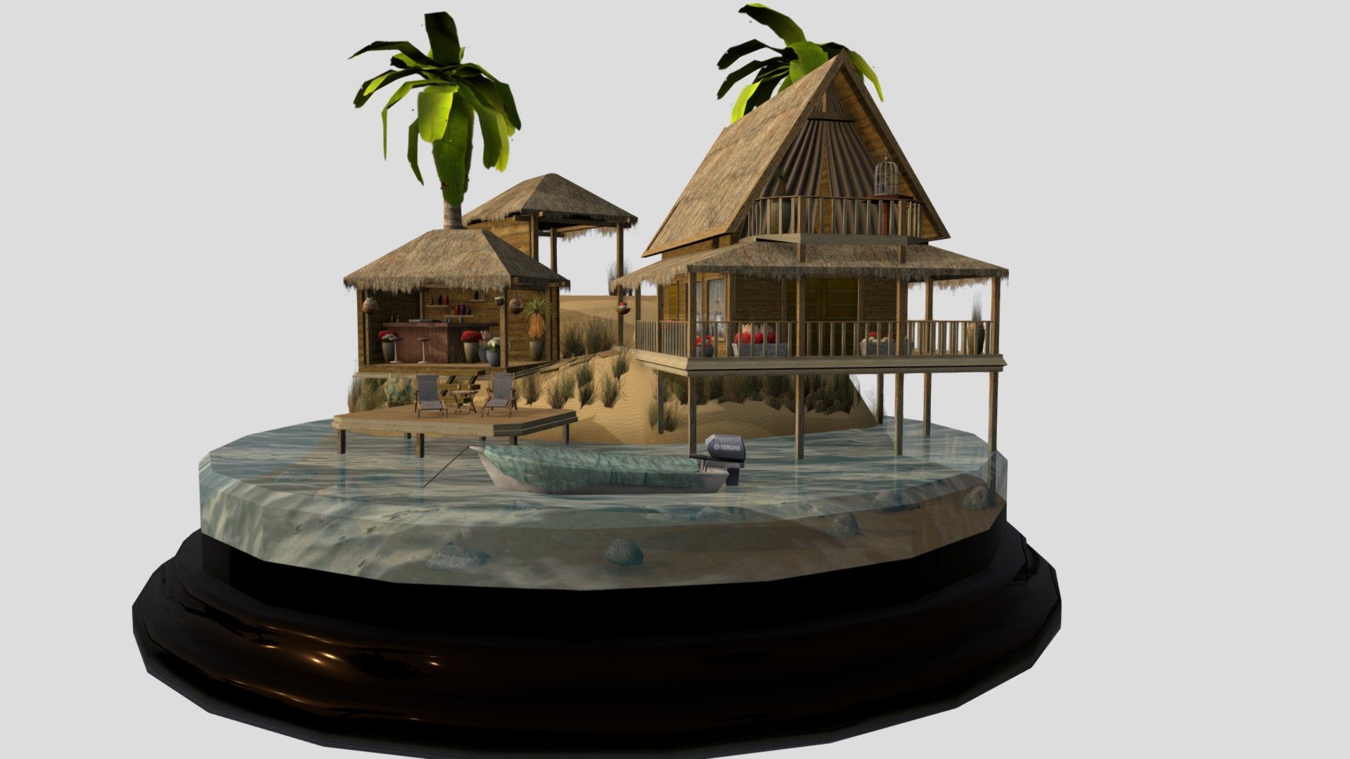 Ocean house - 3D model by Kristian Geci (@KristianGeci) [710da2d ...