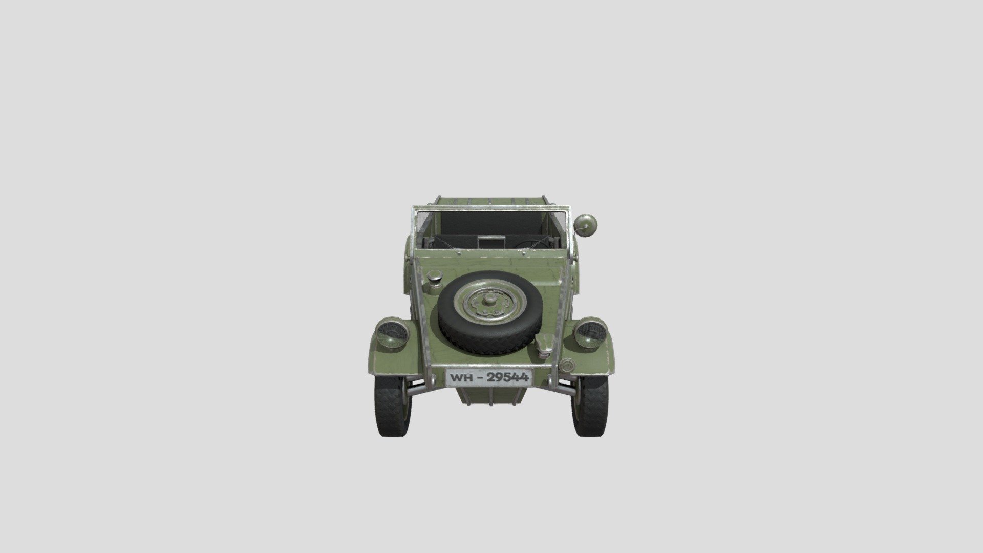 Volkswagen Typ-82 - Download Free 3D model by NoahDavon [710deb4 ...