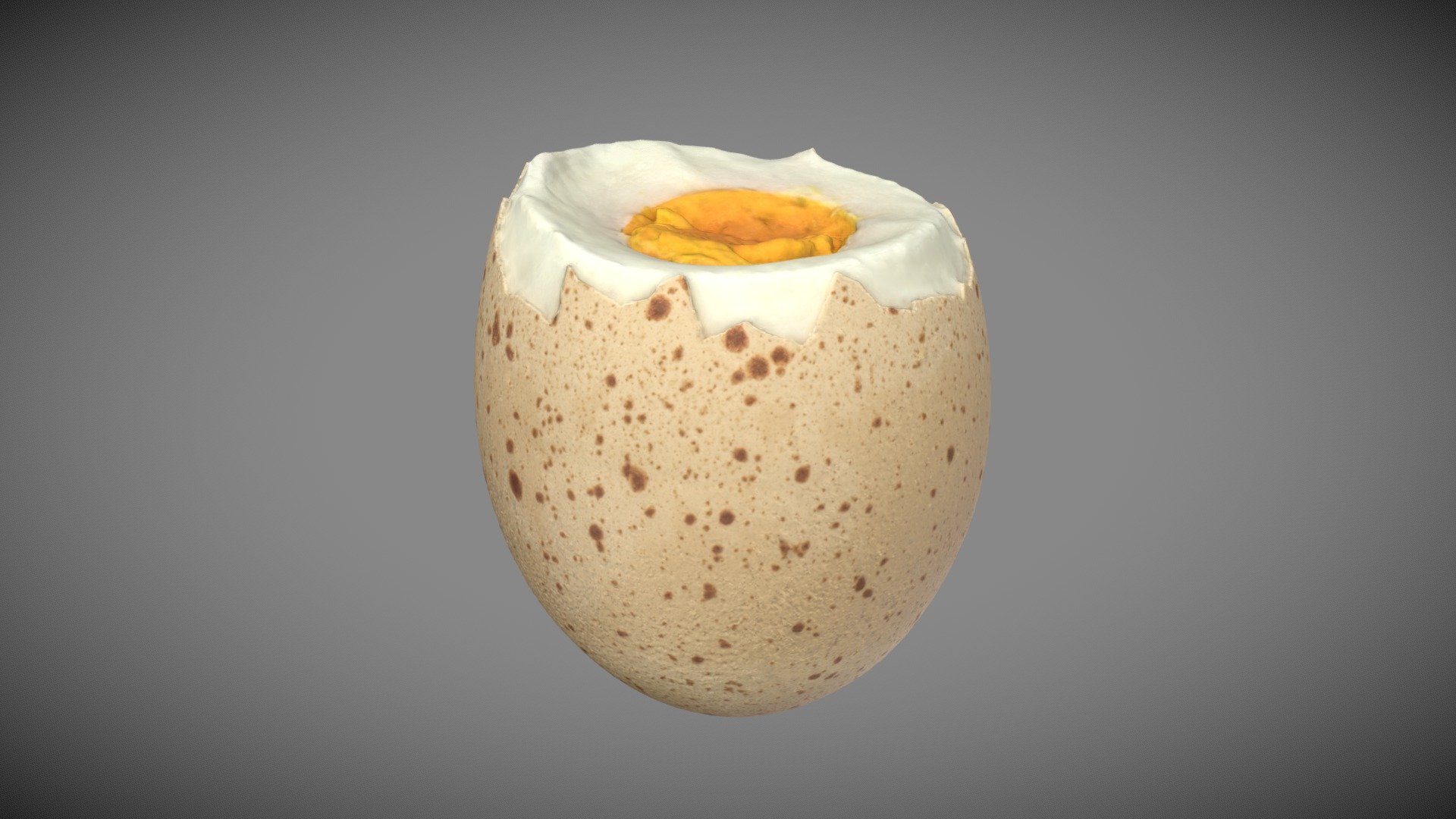 Boiled Egg - Buy Royalty Free 3D model by Eydeet [710e6b2] - Sketchfab ...